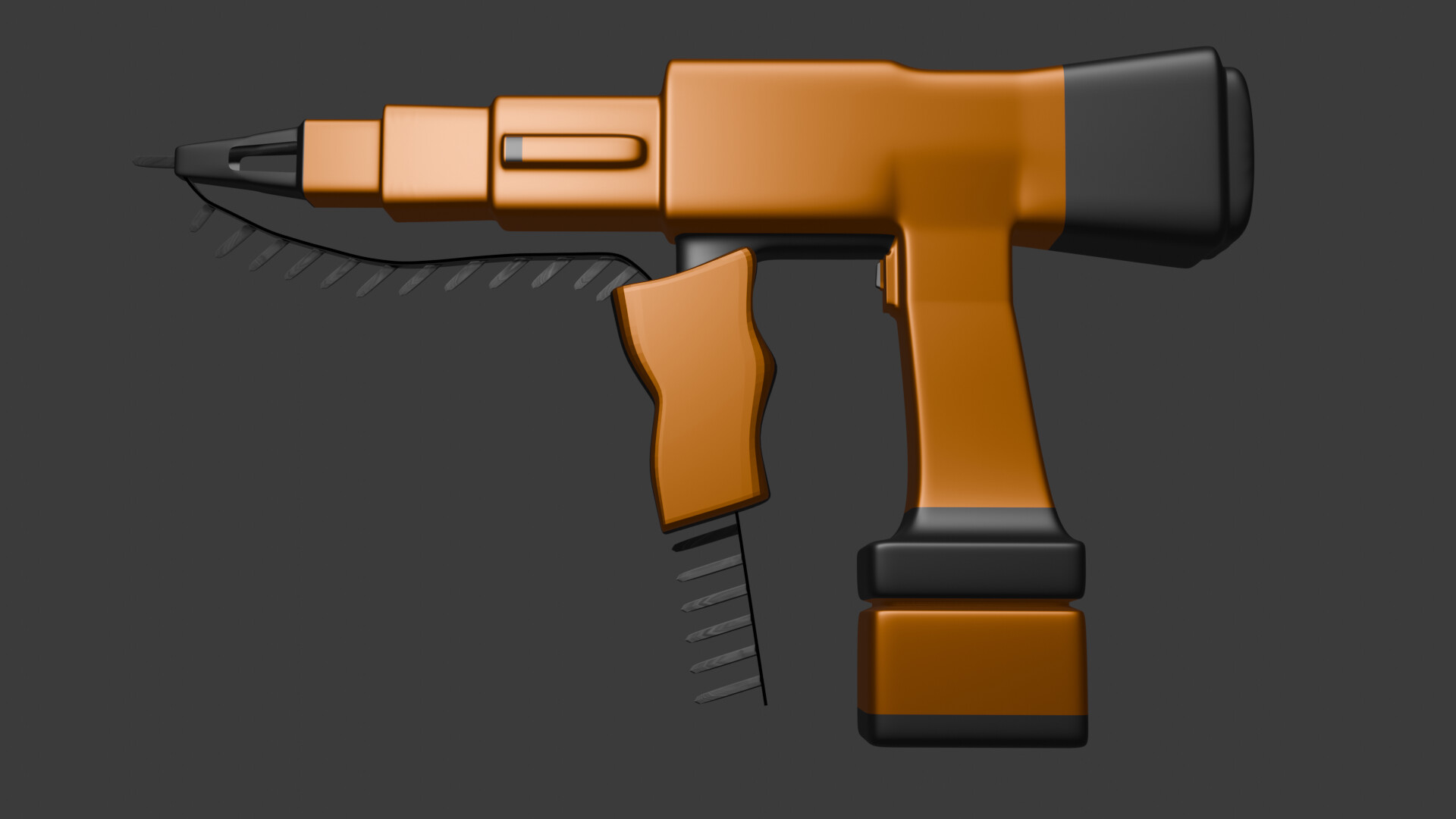 ArtStation - nail gun