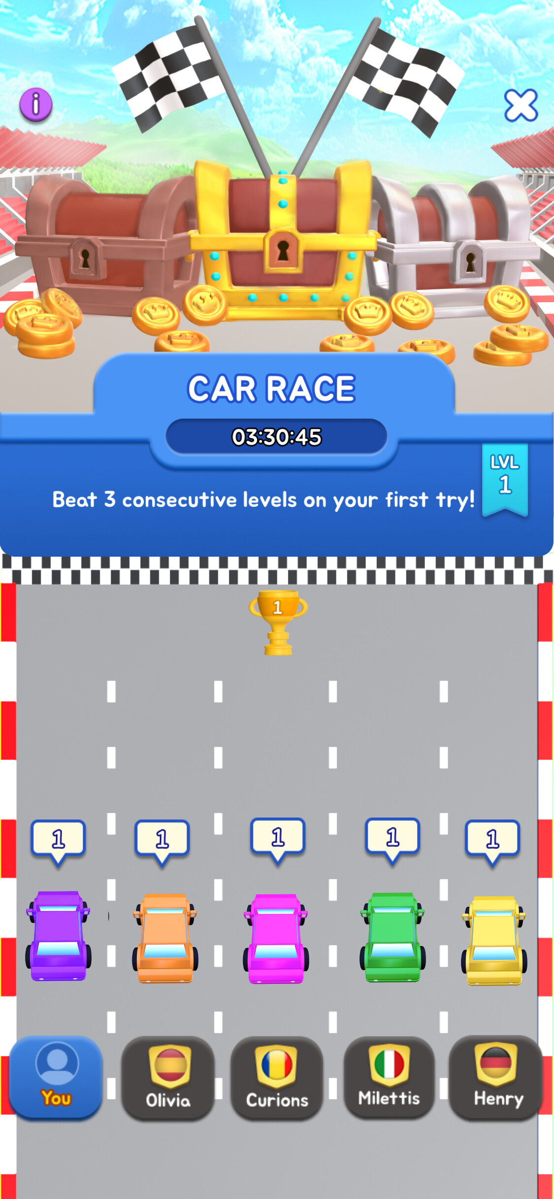 Yagmur Coban - Mobile Casual Game Screen Mockup