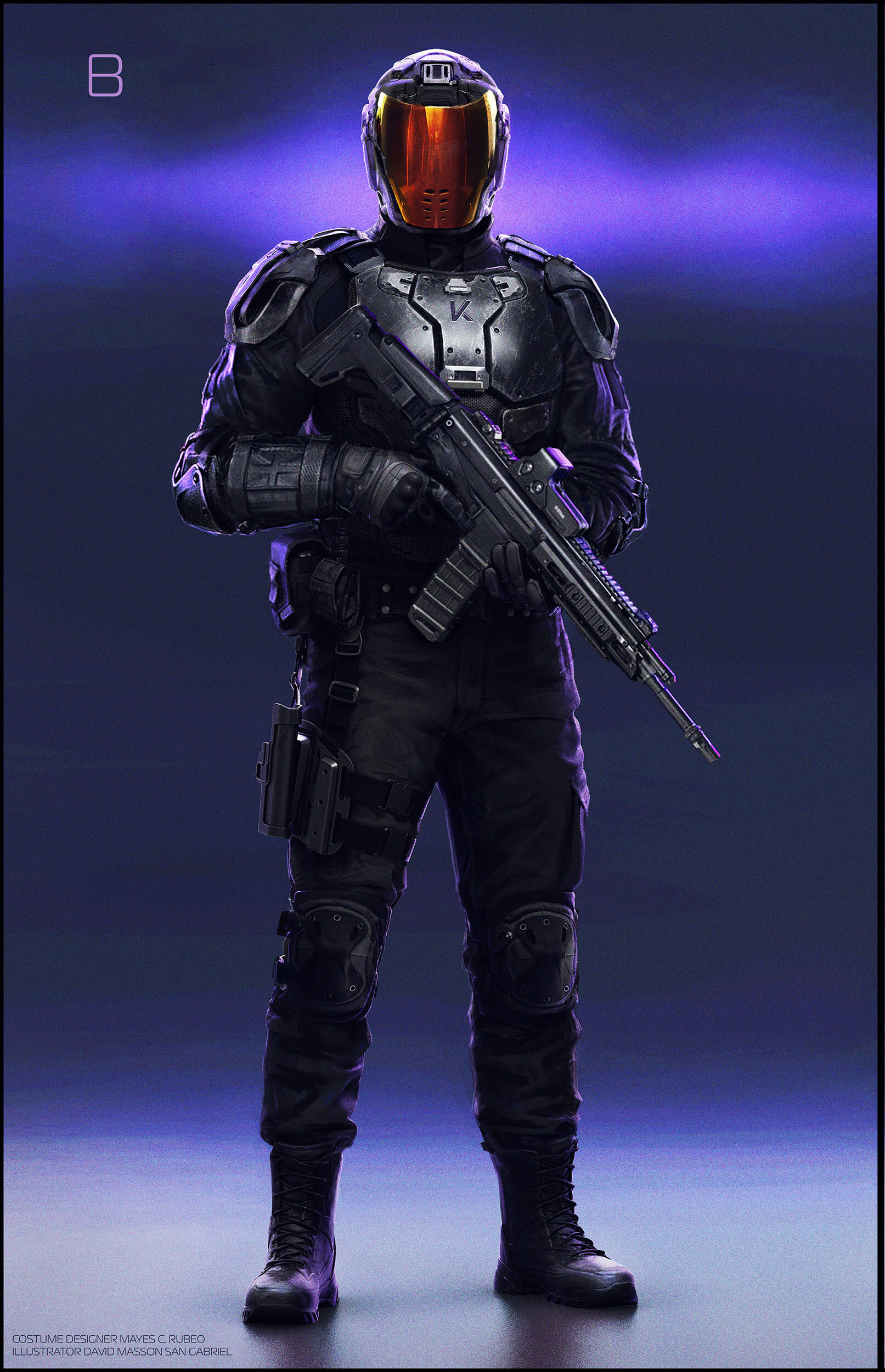 DAVID MASSON SAN GABRIEL - Blue Beetle Kord Special Forces