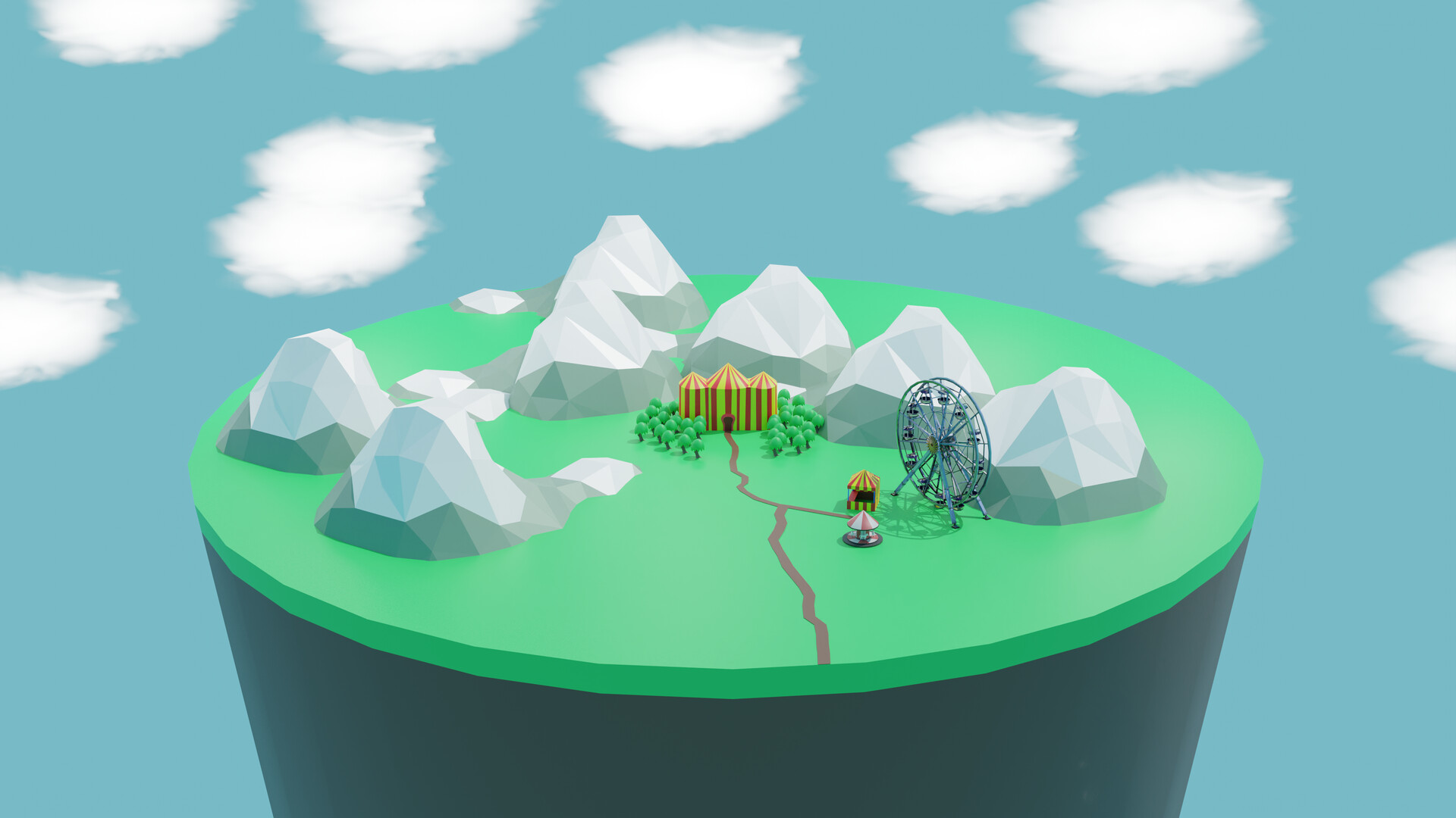 ArtStation - TADC Floating Island fanart