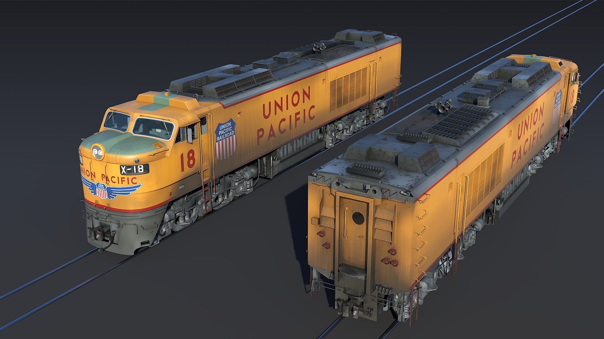 ANTON WIGOVSKY - Union Pacific Gas turbine-electric locomotive