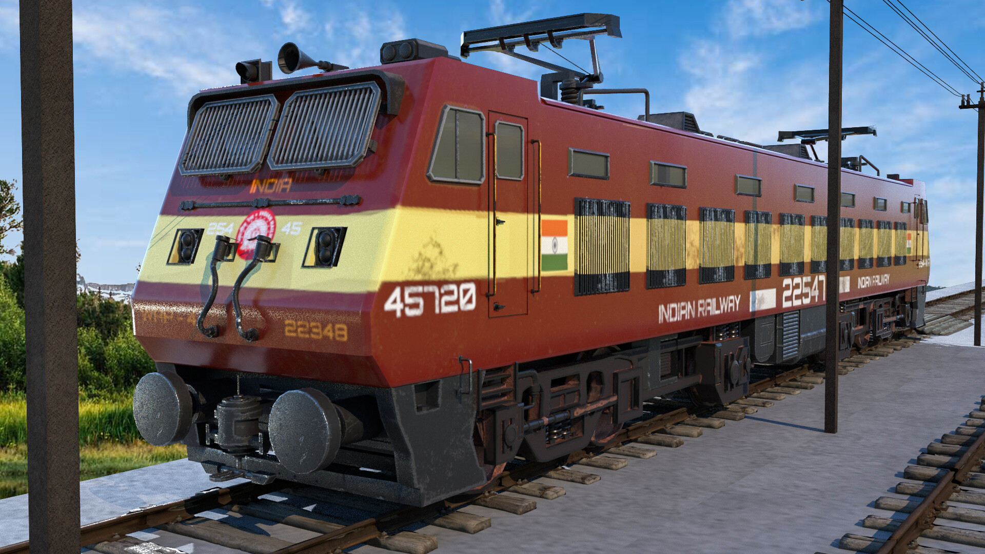 ArtStation - INDIAN TRAIN
