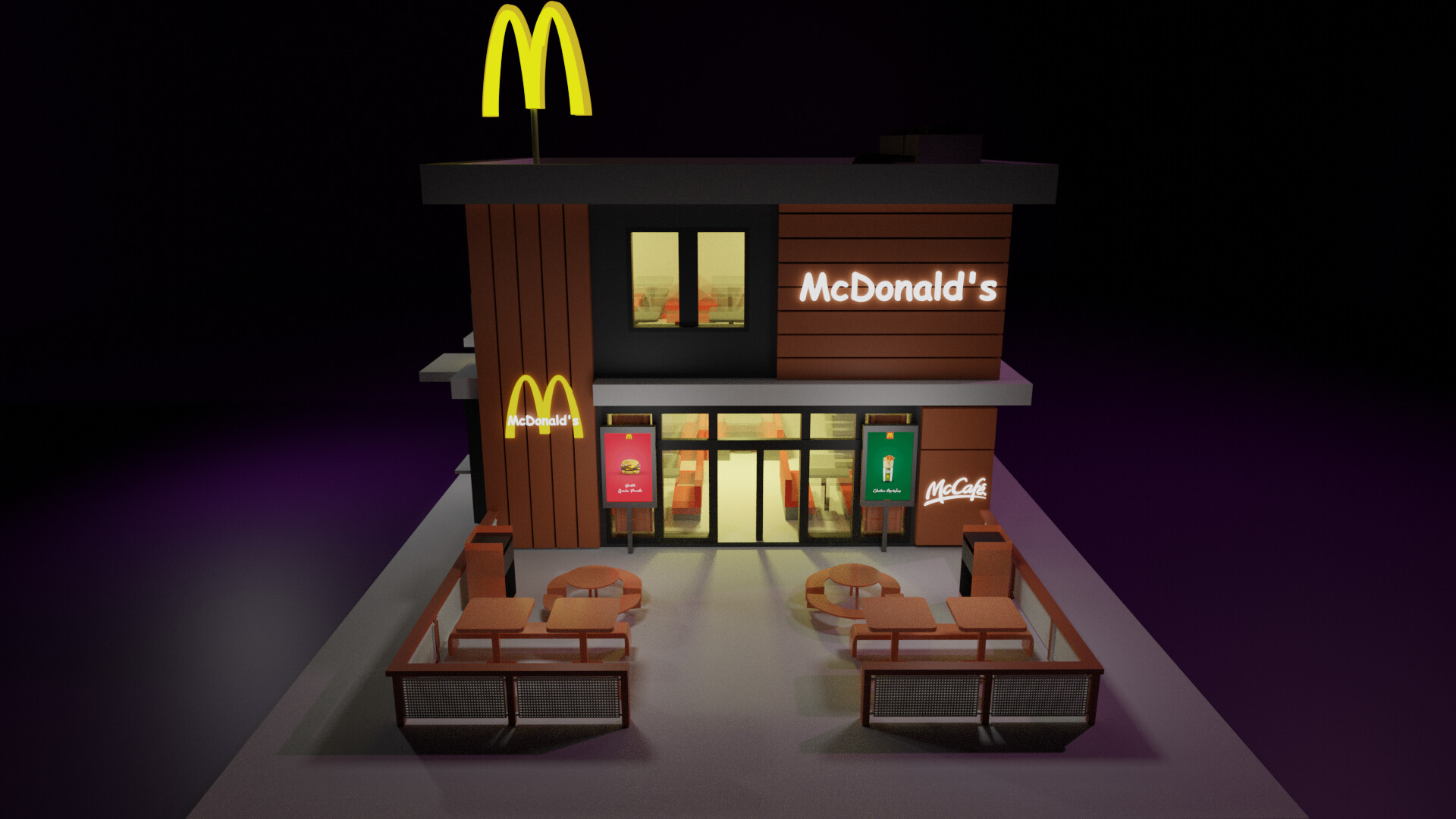 ArtStation - Mc Donal's Store