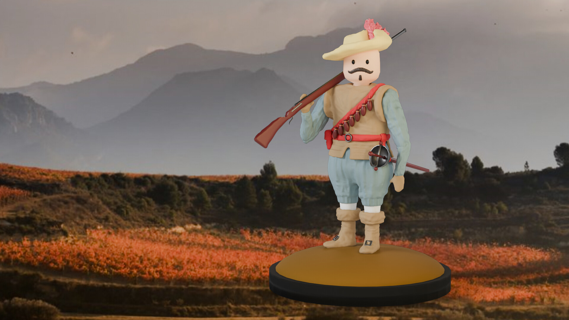 ArtStation - Spanish Musketeer, XVII century