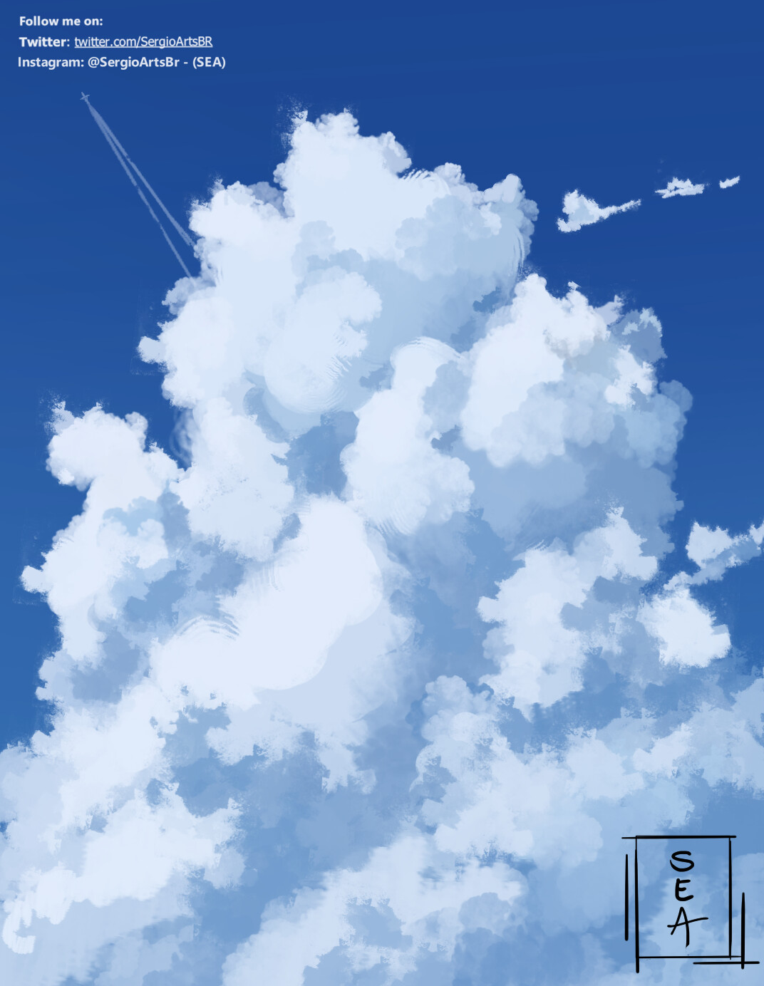 ArtStation - Clouds study