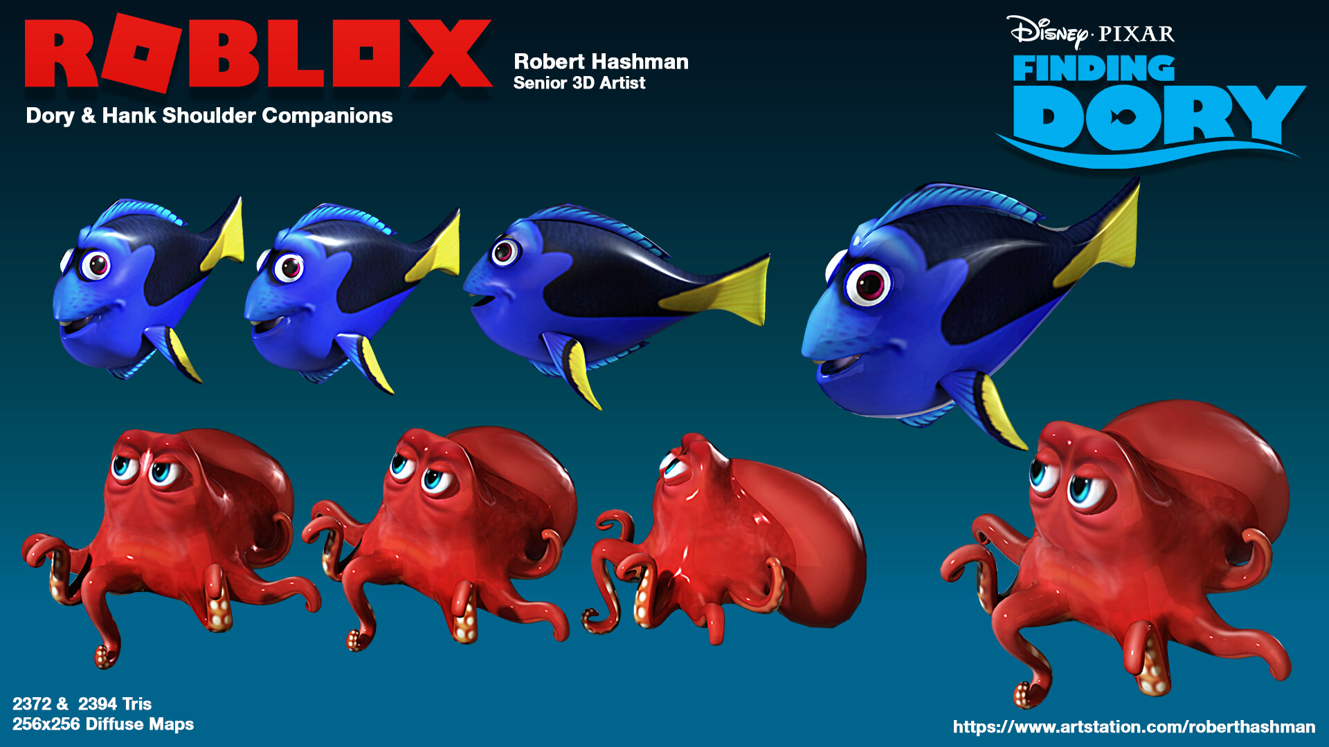 ArtStation - Finding Dory Promo