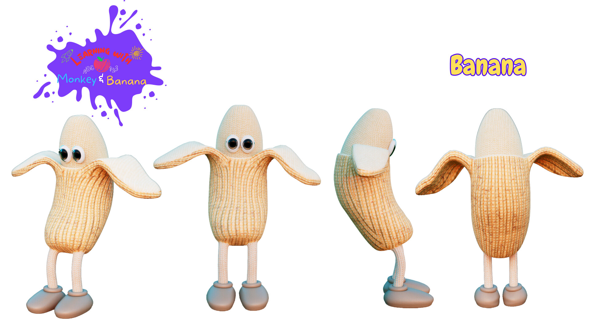 ArtStation - Banana: Learning with Monkey & Banana show