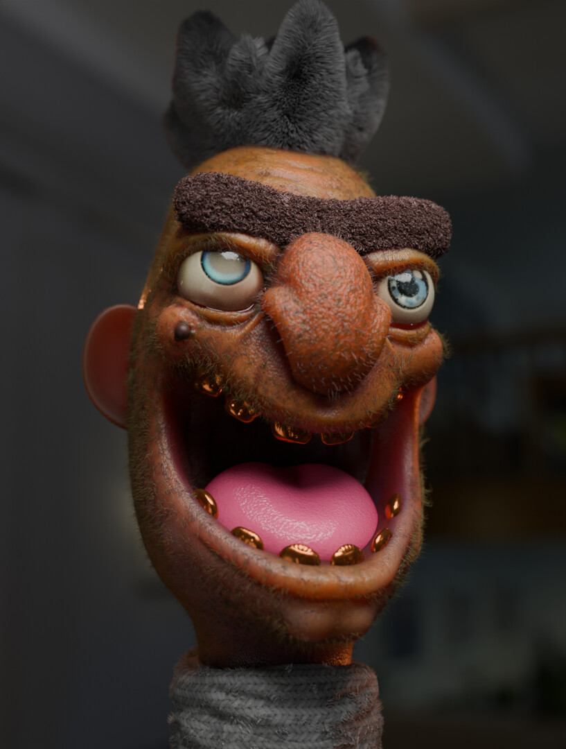 ArtStation - BTS Bert The streets weren't so nice to all.