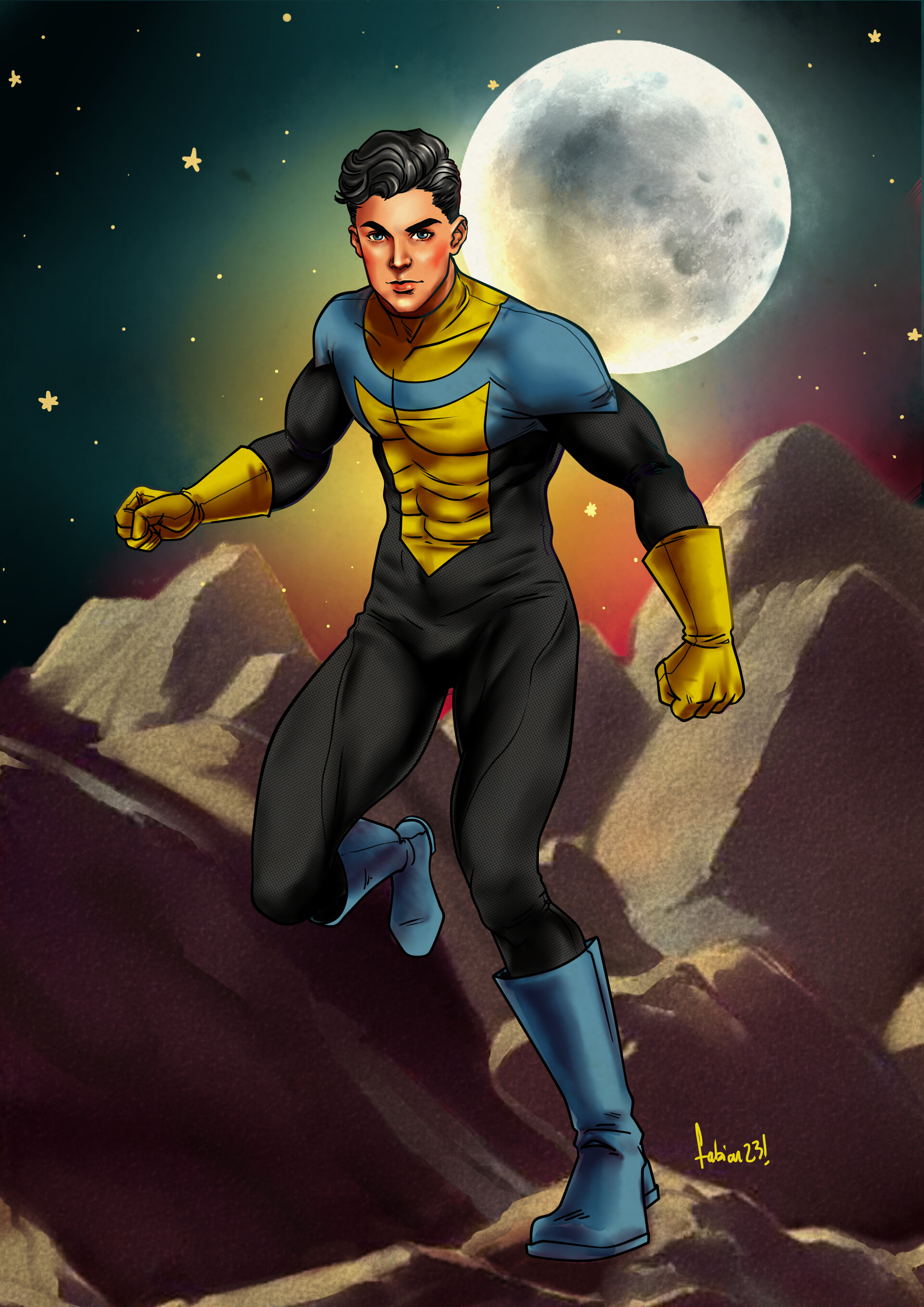 ArtStation - Invincible vintage poster