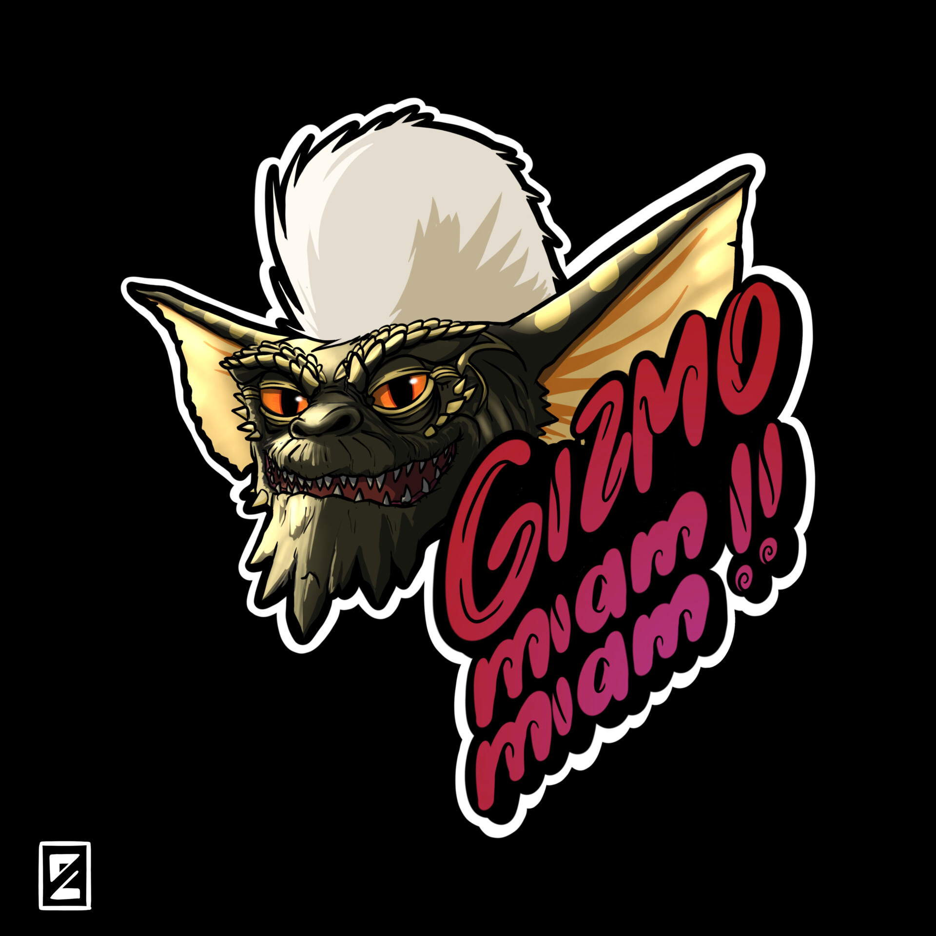 ArtStation - Sticker Stripe Gremlins