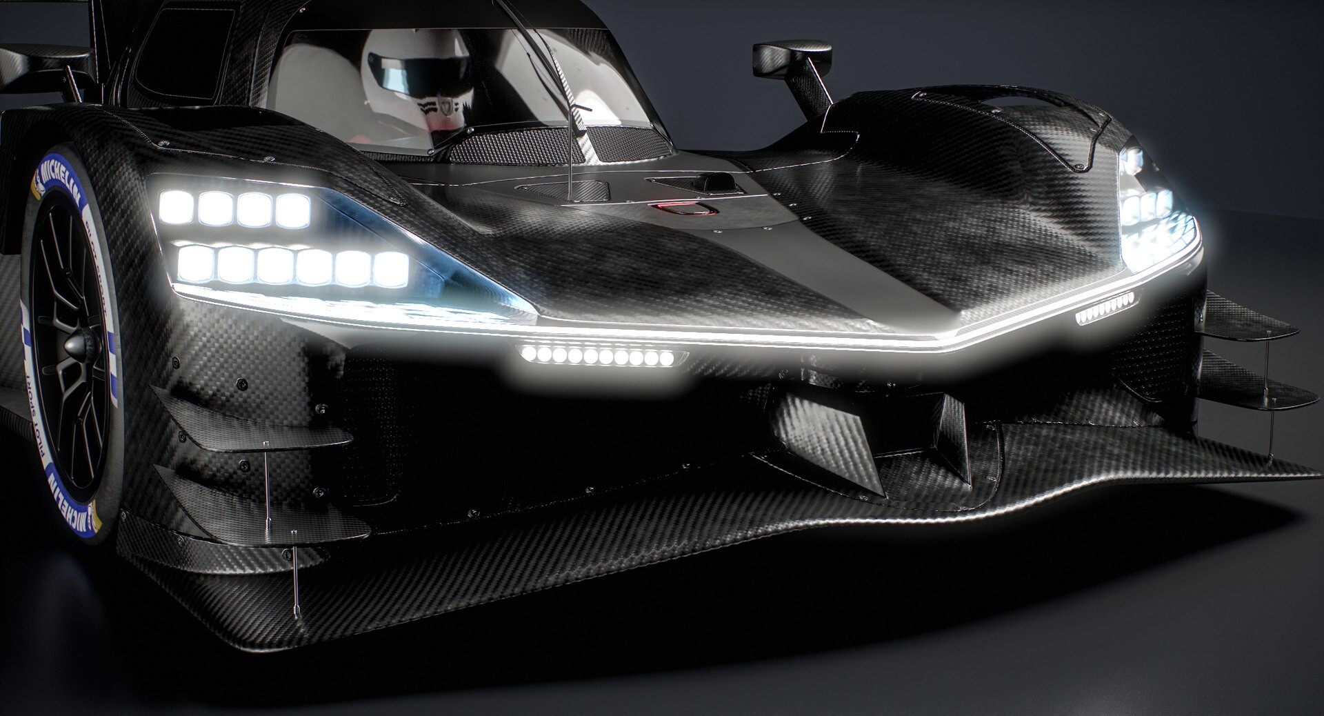 OpticalDreamSoft - Alpine A424 WEC LMH Season 2024 Carbon Race Car PBR 3D model