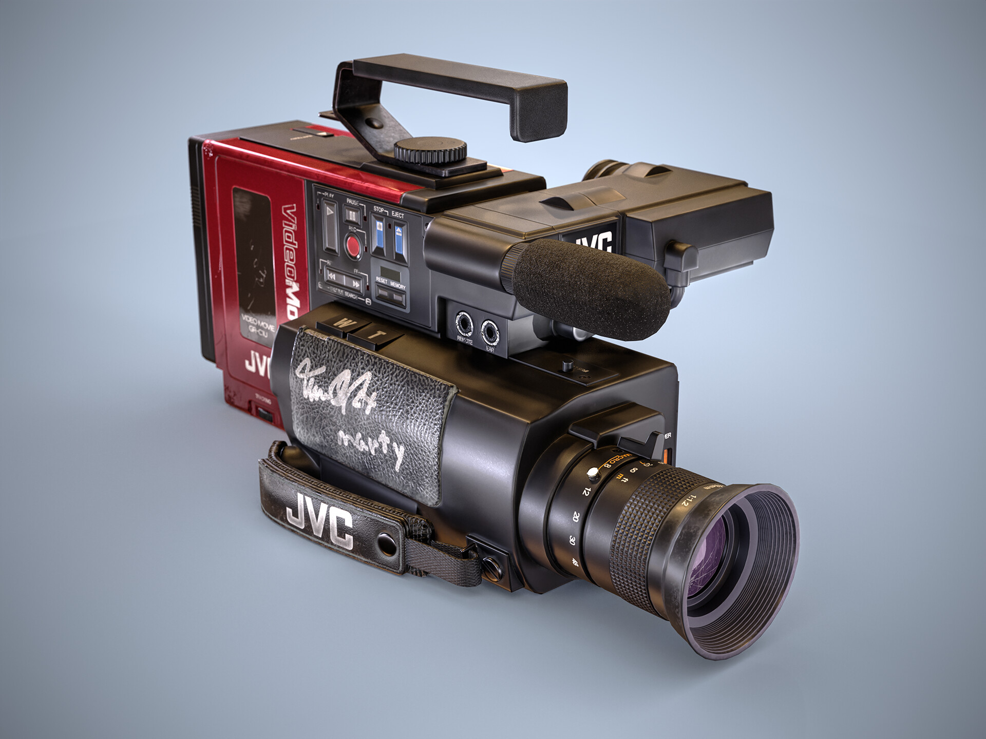 ArtStation - The legendary JVC camera from the movie "Back to the ...