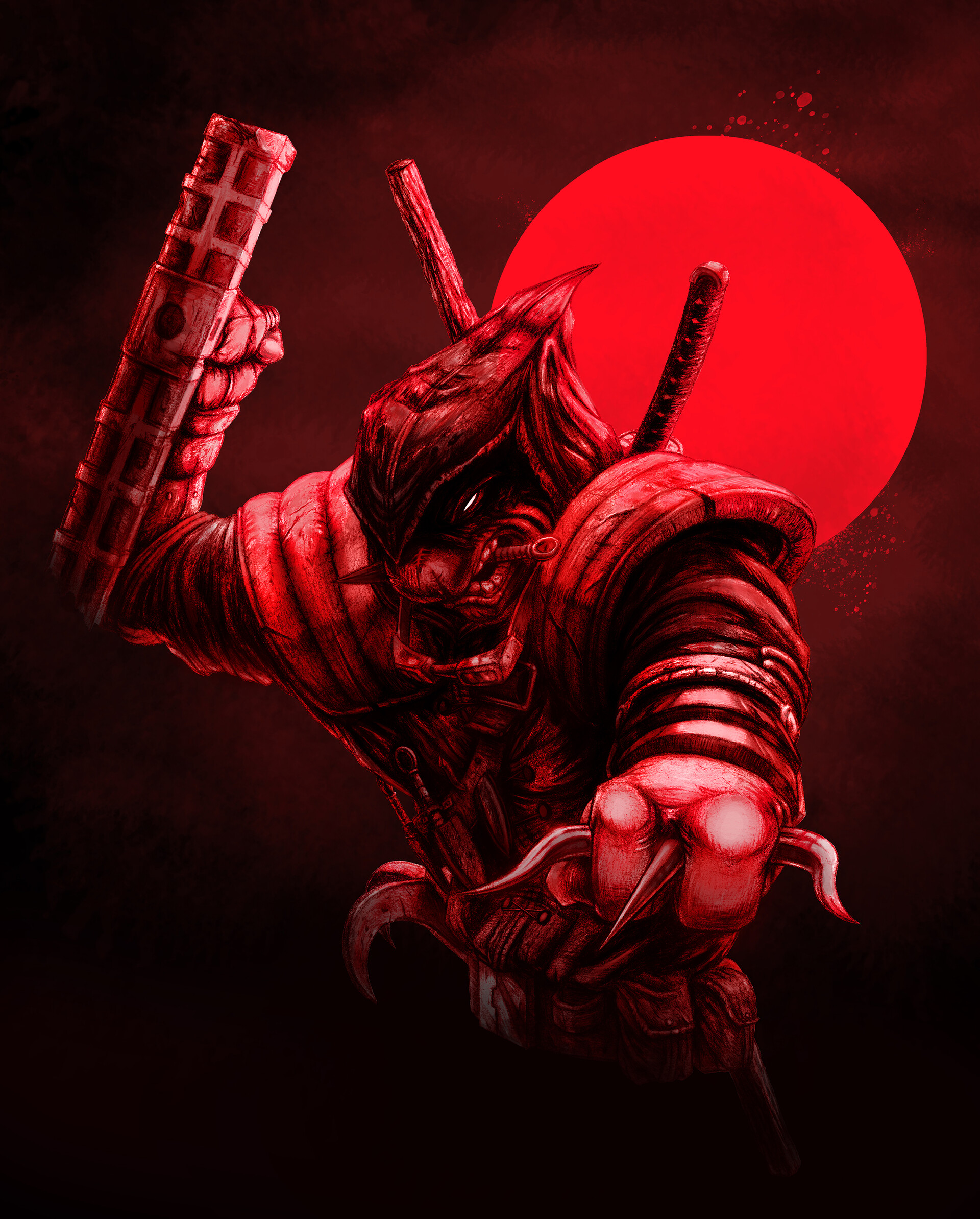 ArtStation - Crimson Ronin