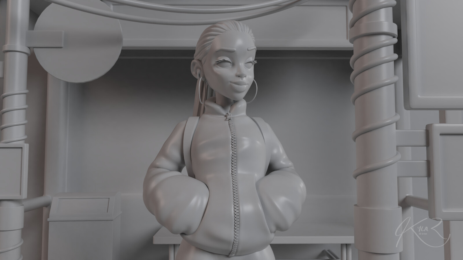 Kyla Roux - Street Waiter