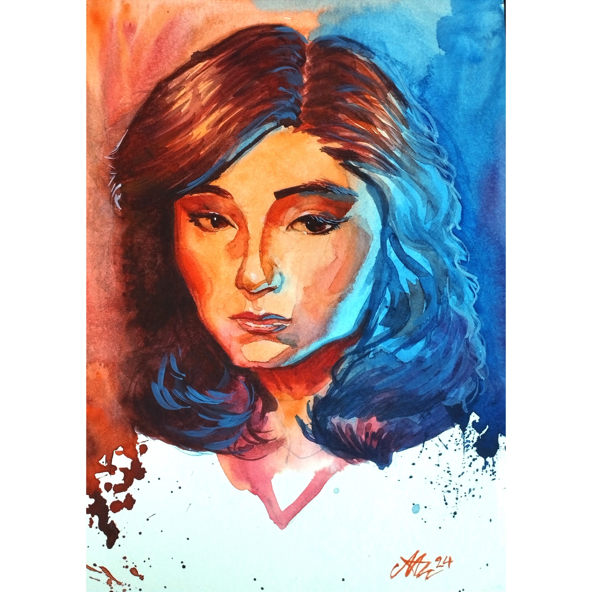 ArtStation - Lin Qing Xia watercolor