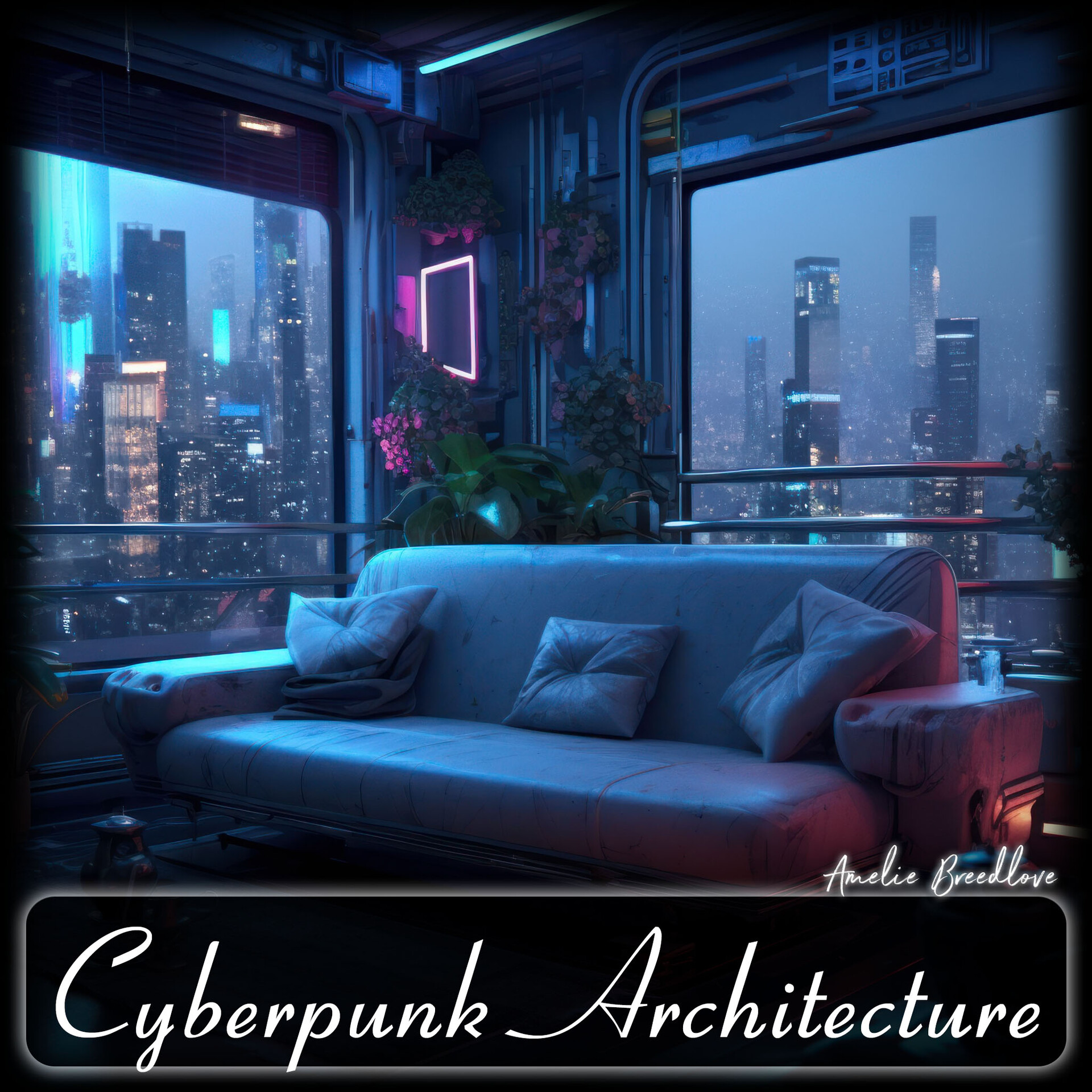 ArtStation - 220 Cyberpunk Architecture Reference Pack | 4K | v.79