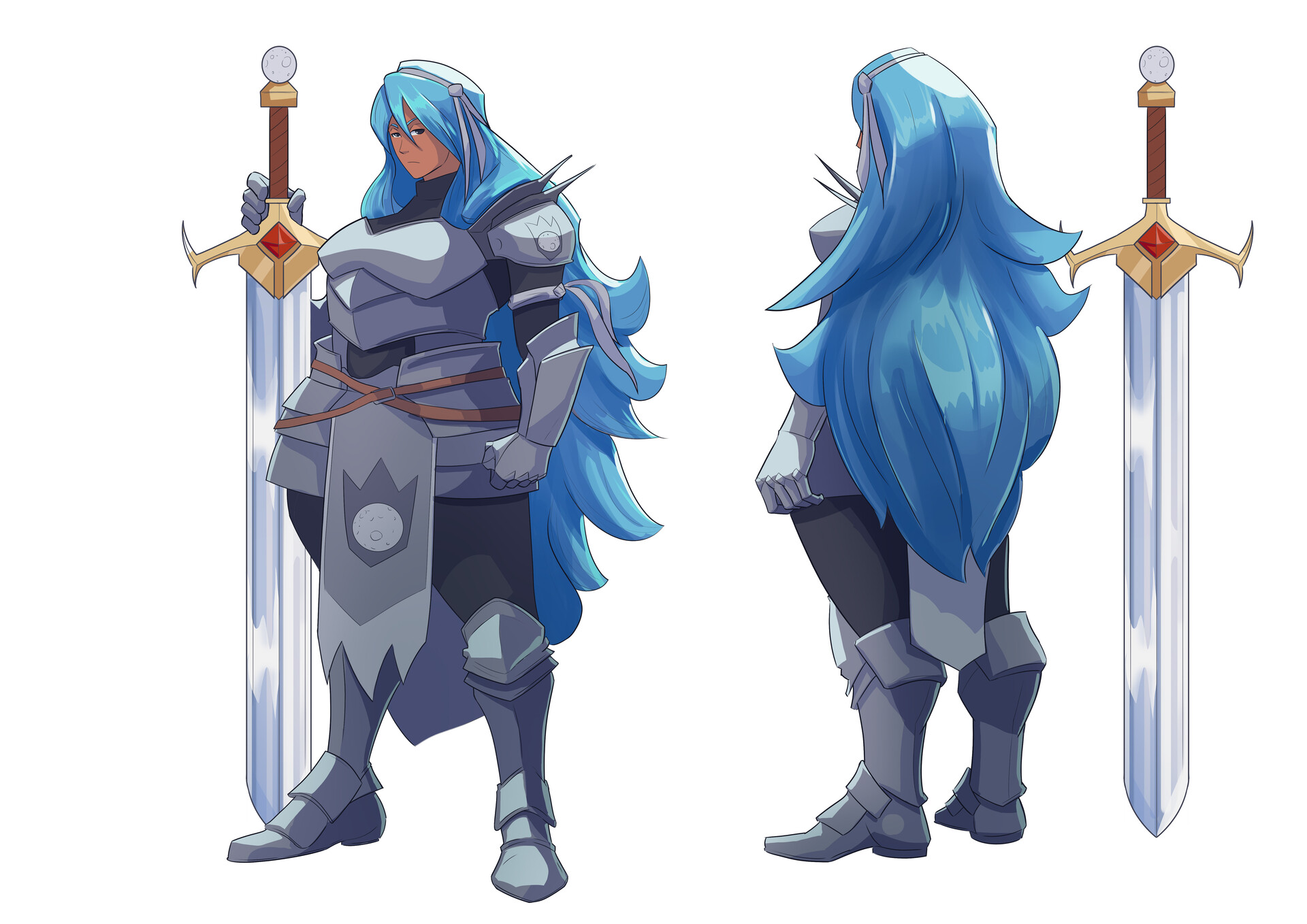 ArtStation - The Female Moon Knight