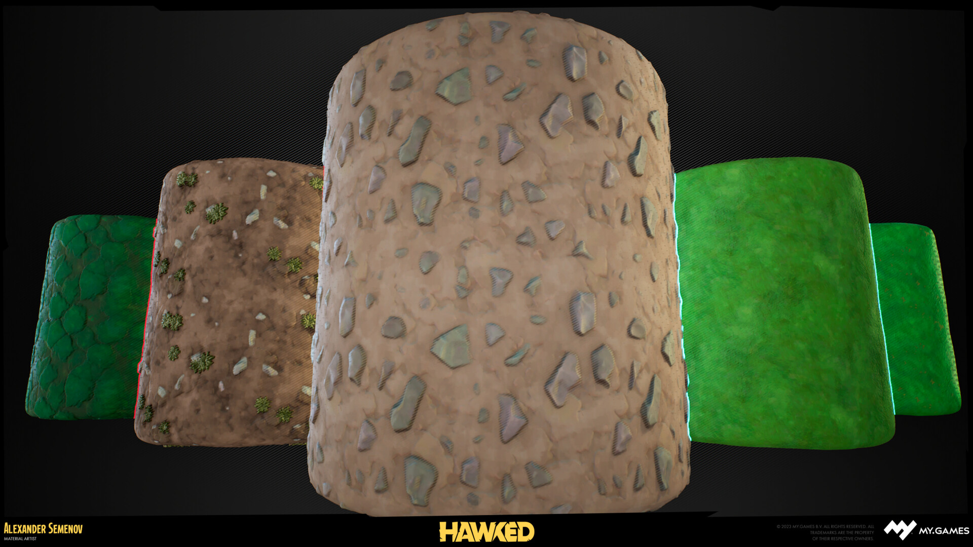 ArtStation - HAWKED Stylized Terrain Material
