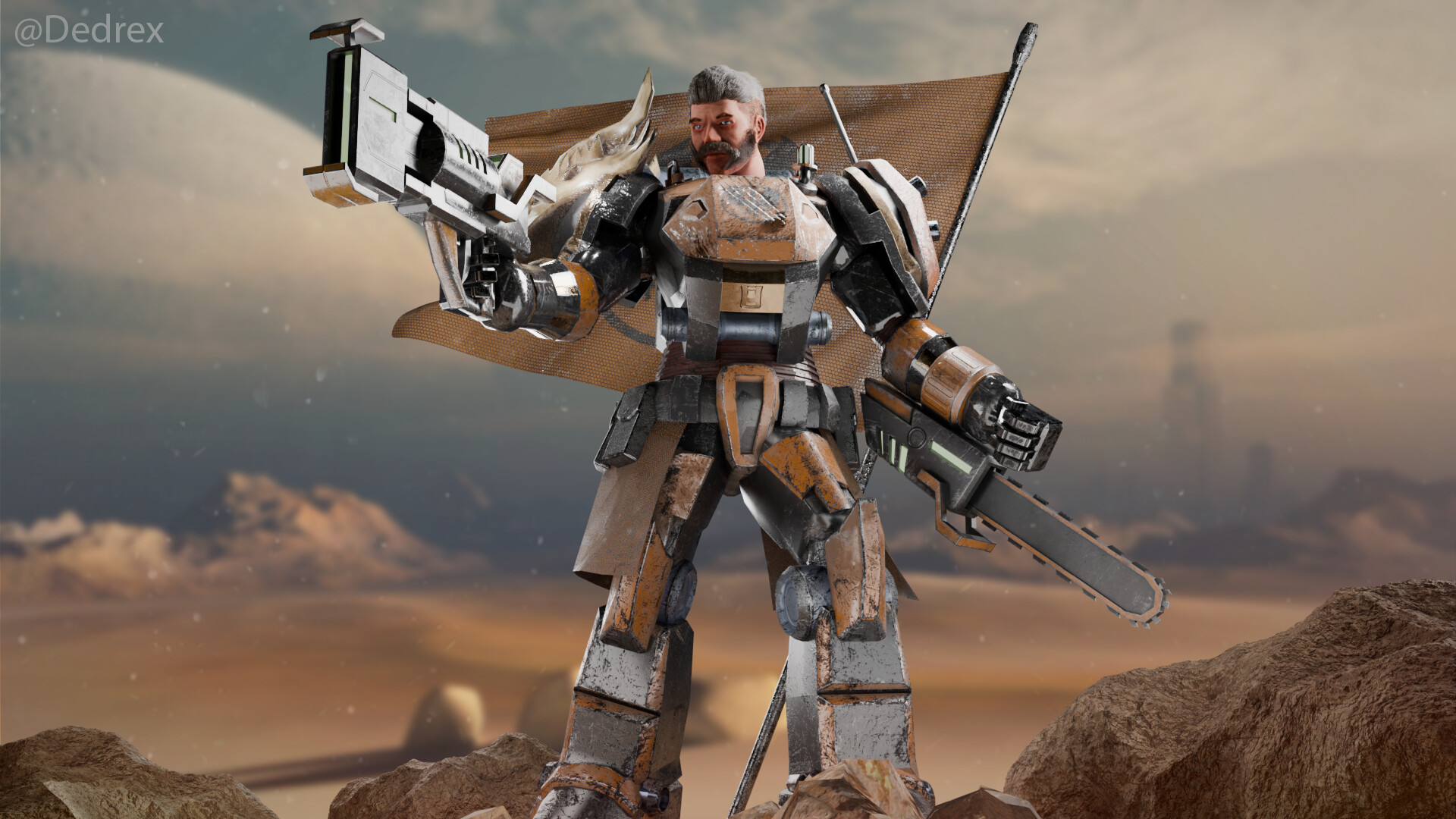 ArtStation - IMPERIAL MARINE CAPTAIN KELLER