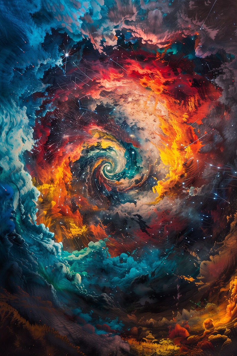 ArtStation - Colorful Galaxy