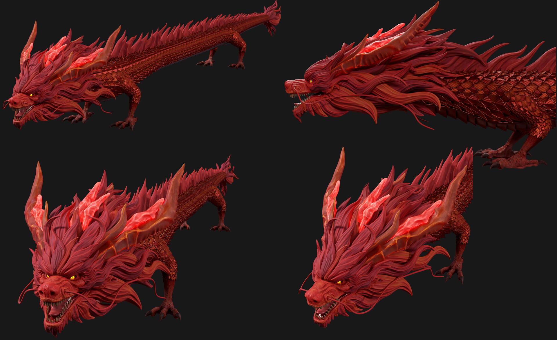 ArtStation - Dragon ( Old Freelancer work for TVC Trailer )