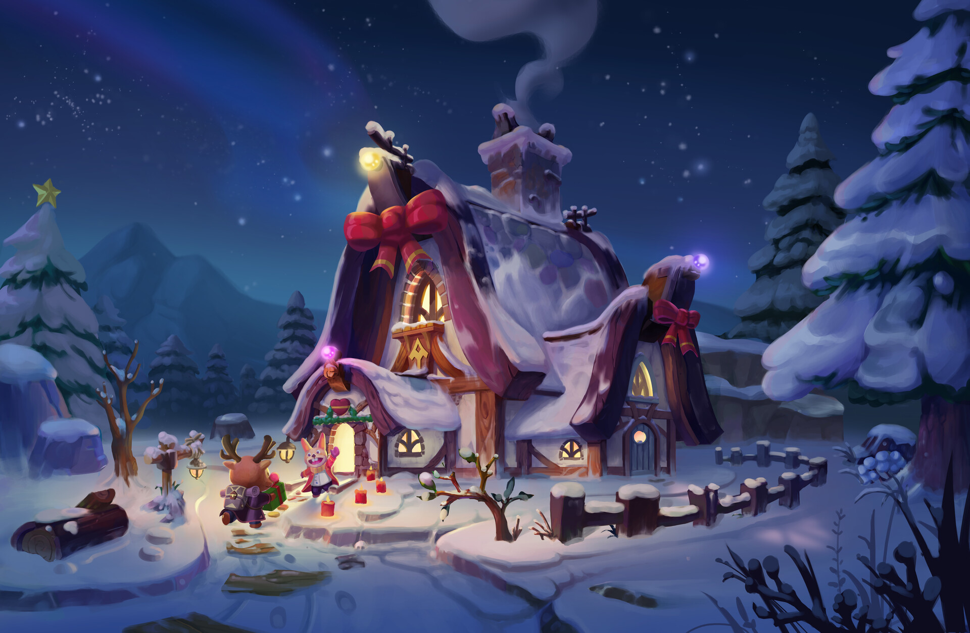 ArtStation - Winter Witch's House