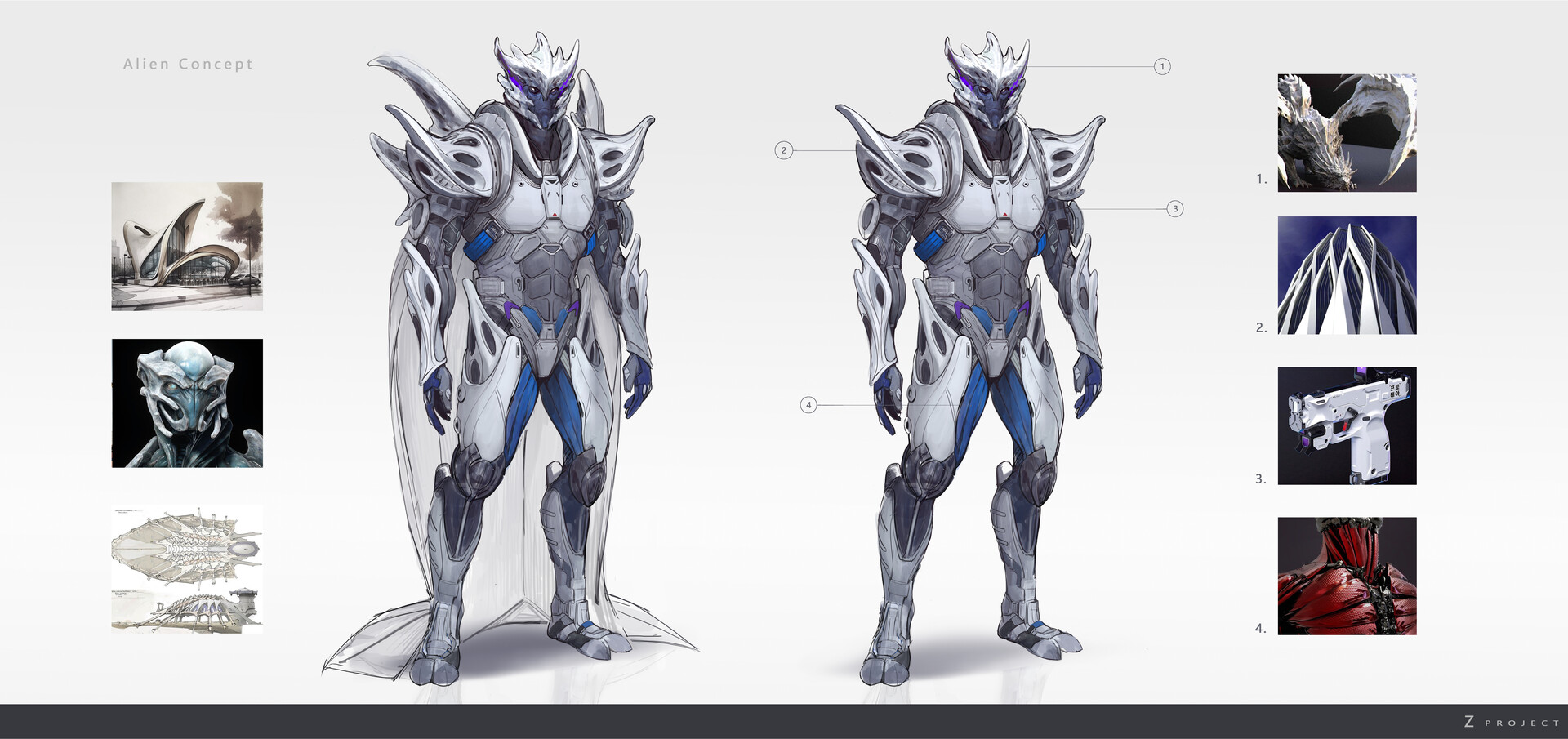 ArtStation - MassEffect style alien design