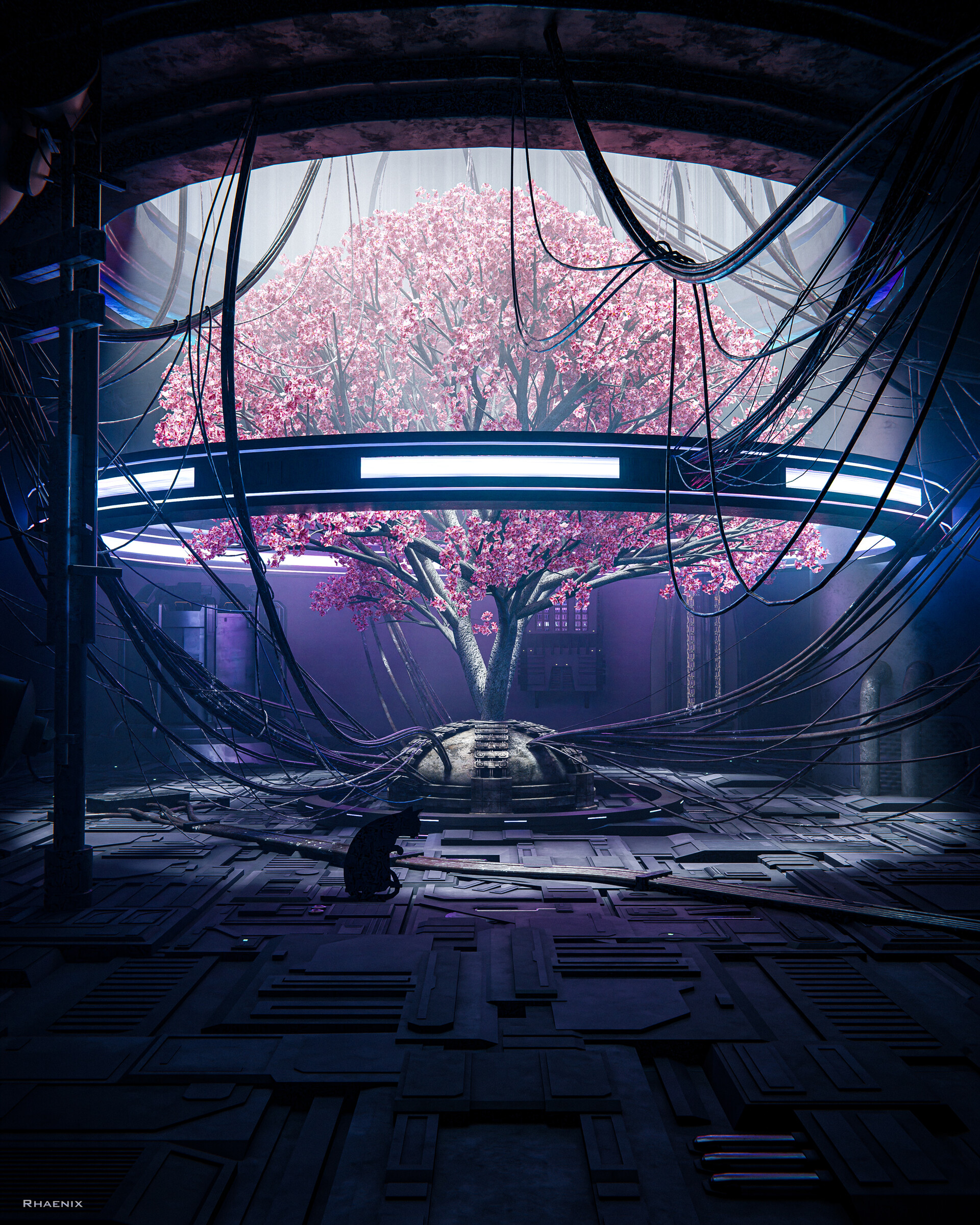 ArtStation - Cyber Tree