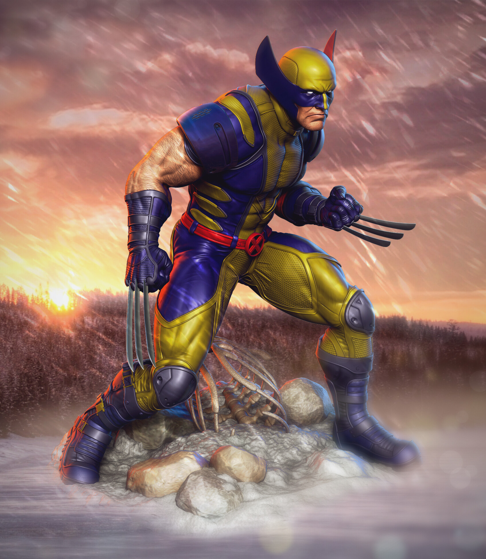 ArtStation - Wolverine Hunting