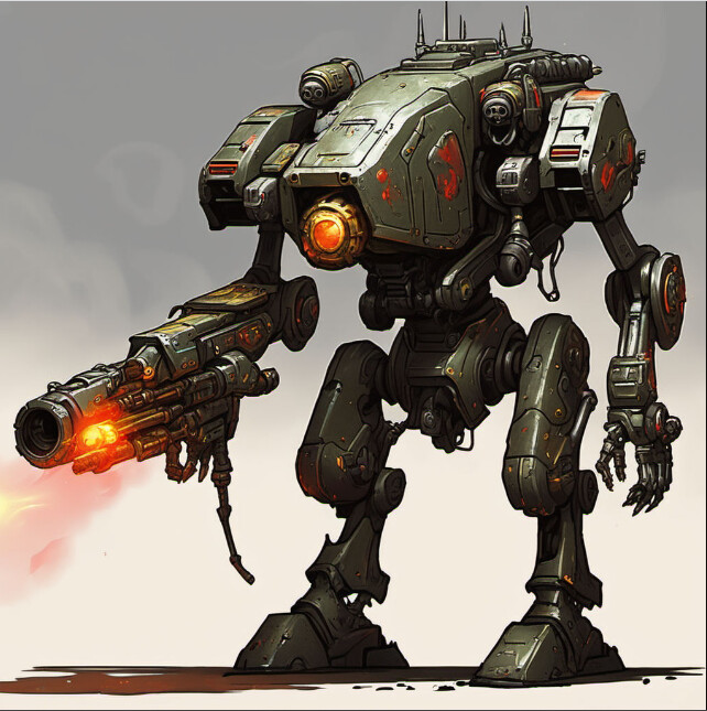 ArtStation - Sci Fi Walker (Open Source)(AI)