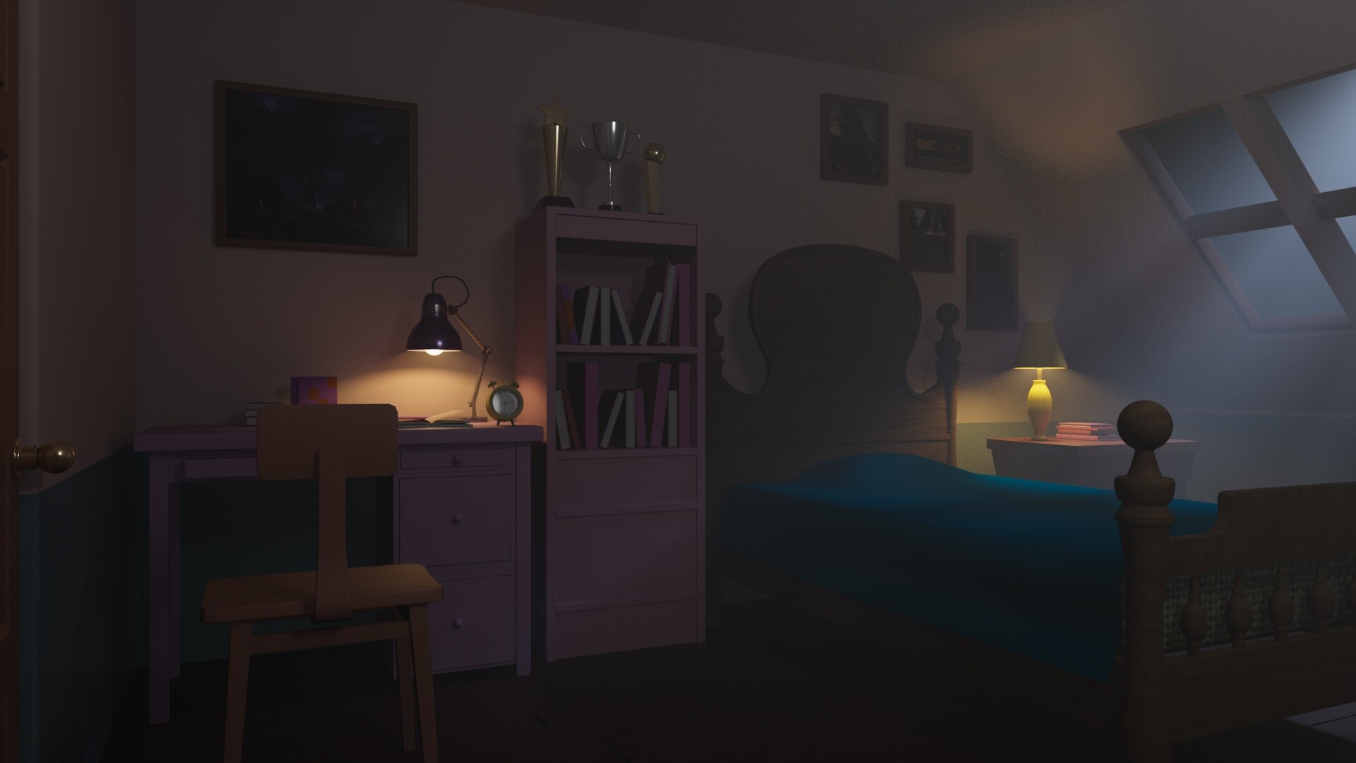 ArtStation - Realistic Study Room