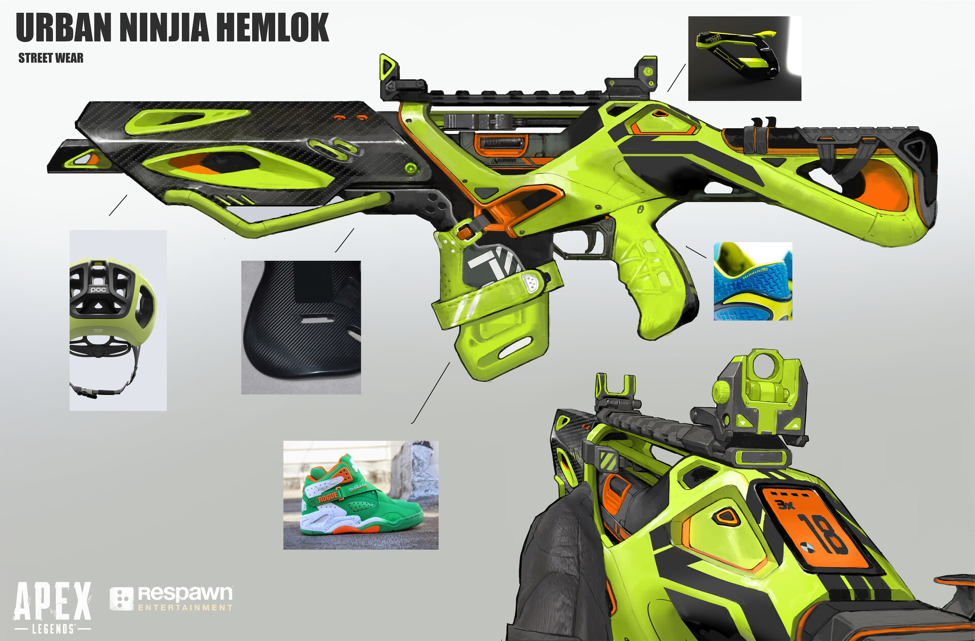 Jiurui Pei - Apex Legends: Hemlock Legendry Skin