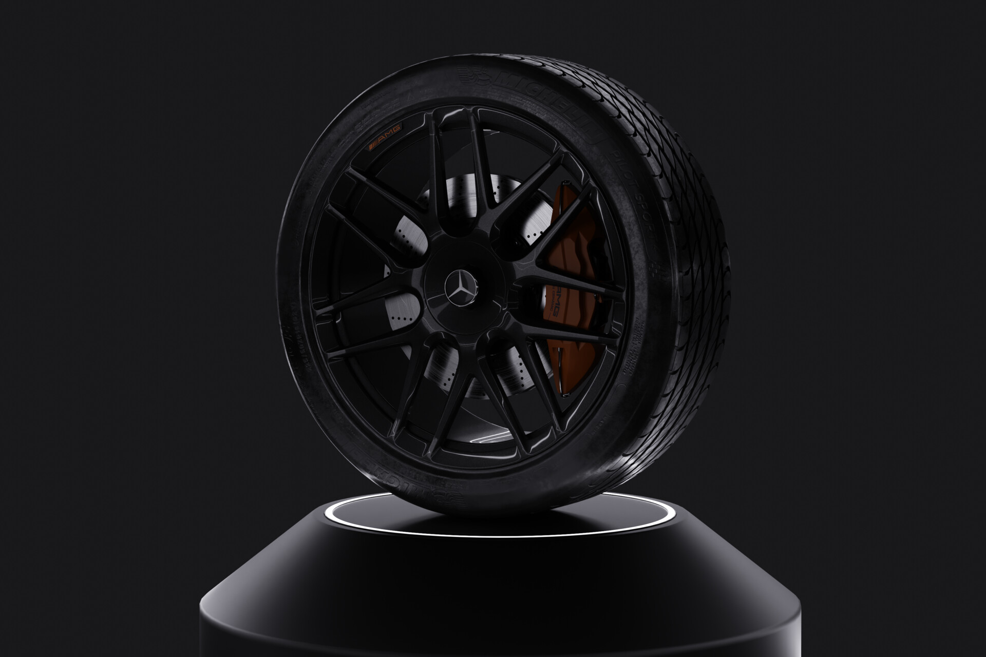 ArtStation - Car wheel in 3D