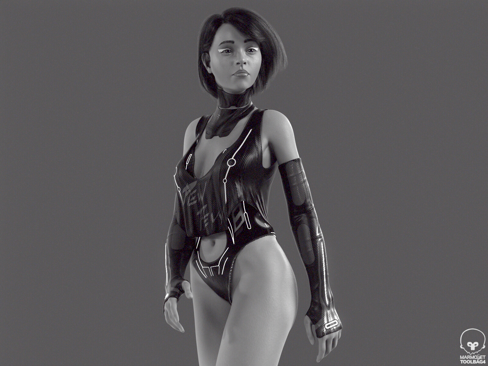 Bhavishya 3d Sifi Girl Character