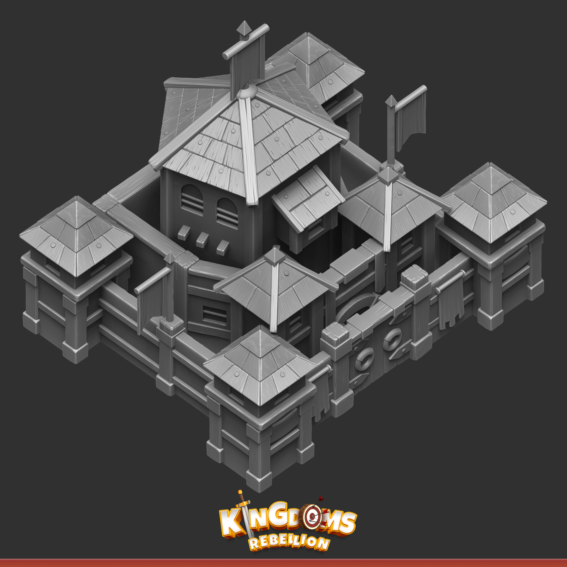 ArtStation - Kingdoms Rebellion - CastleL3