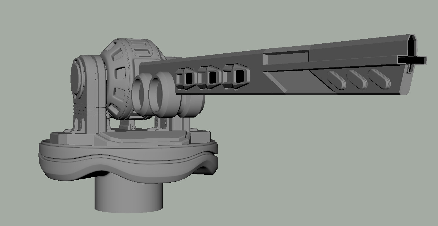 ArtStation - Rail Gun Mod