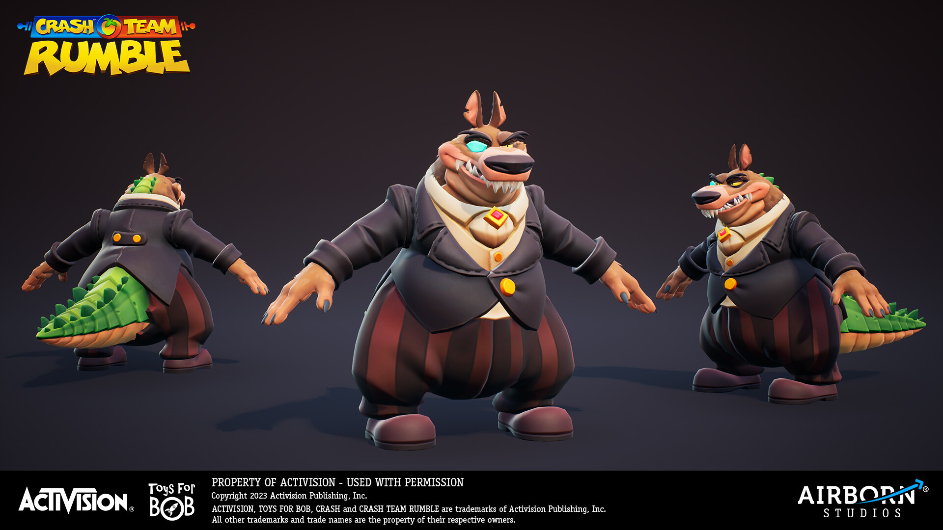 Airborn Studios - Crash Team Rumble - Capitalist Croc Dingodile