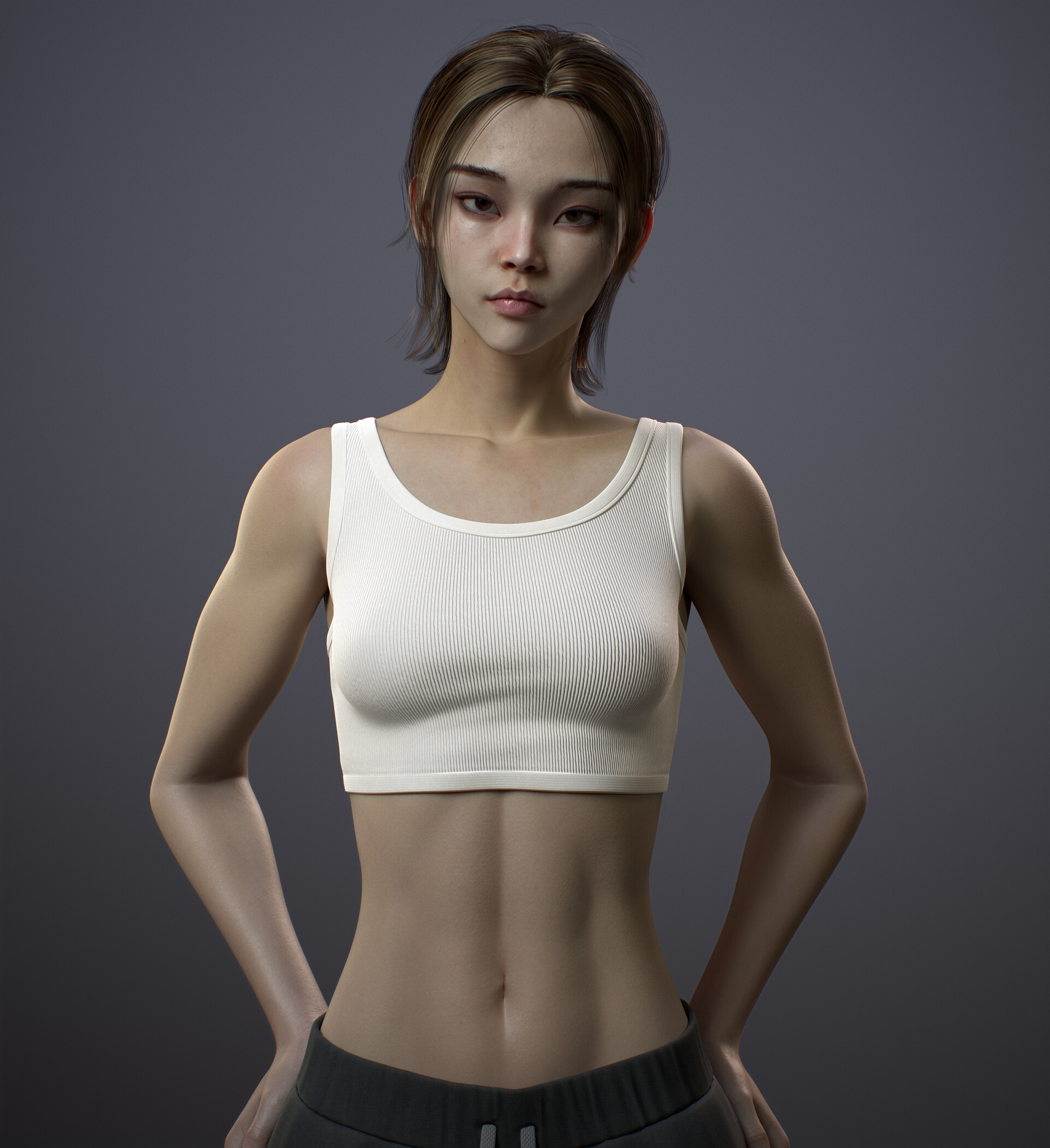 ArtStation - Asian girl