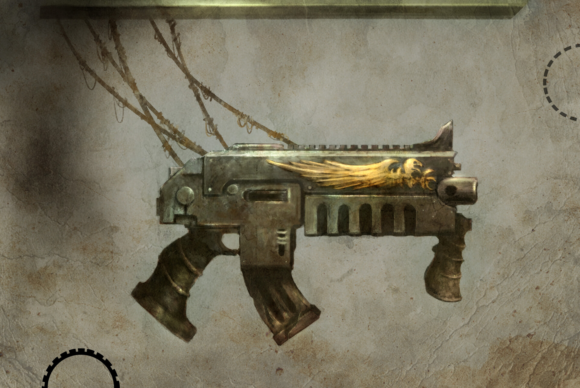 ArtStation - Space Marine Bolter