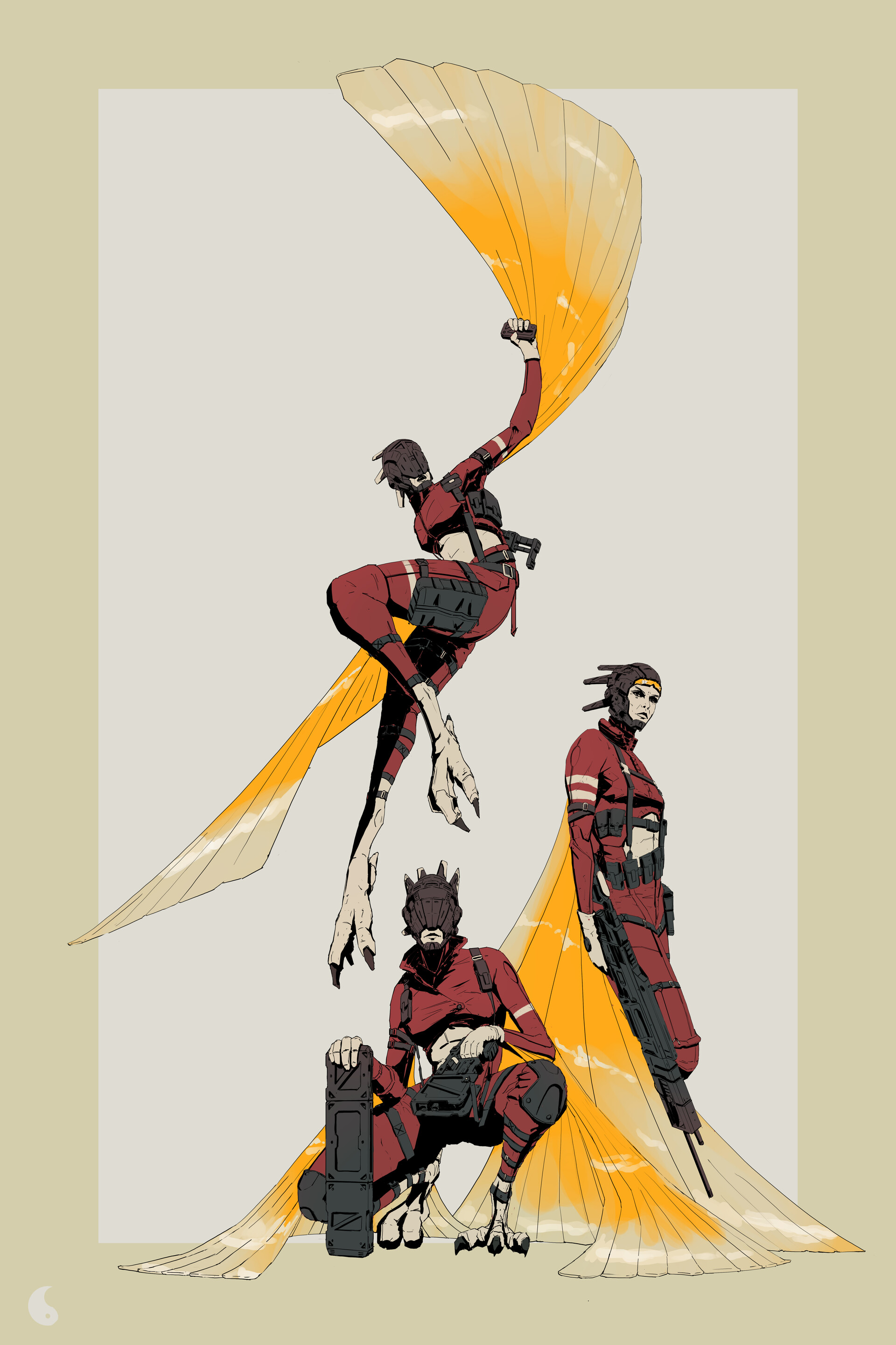 ArtStation - SciFi Harpies