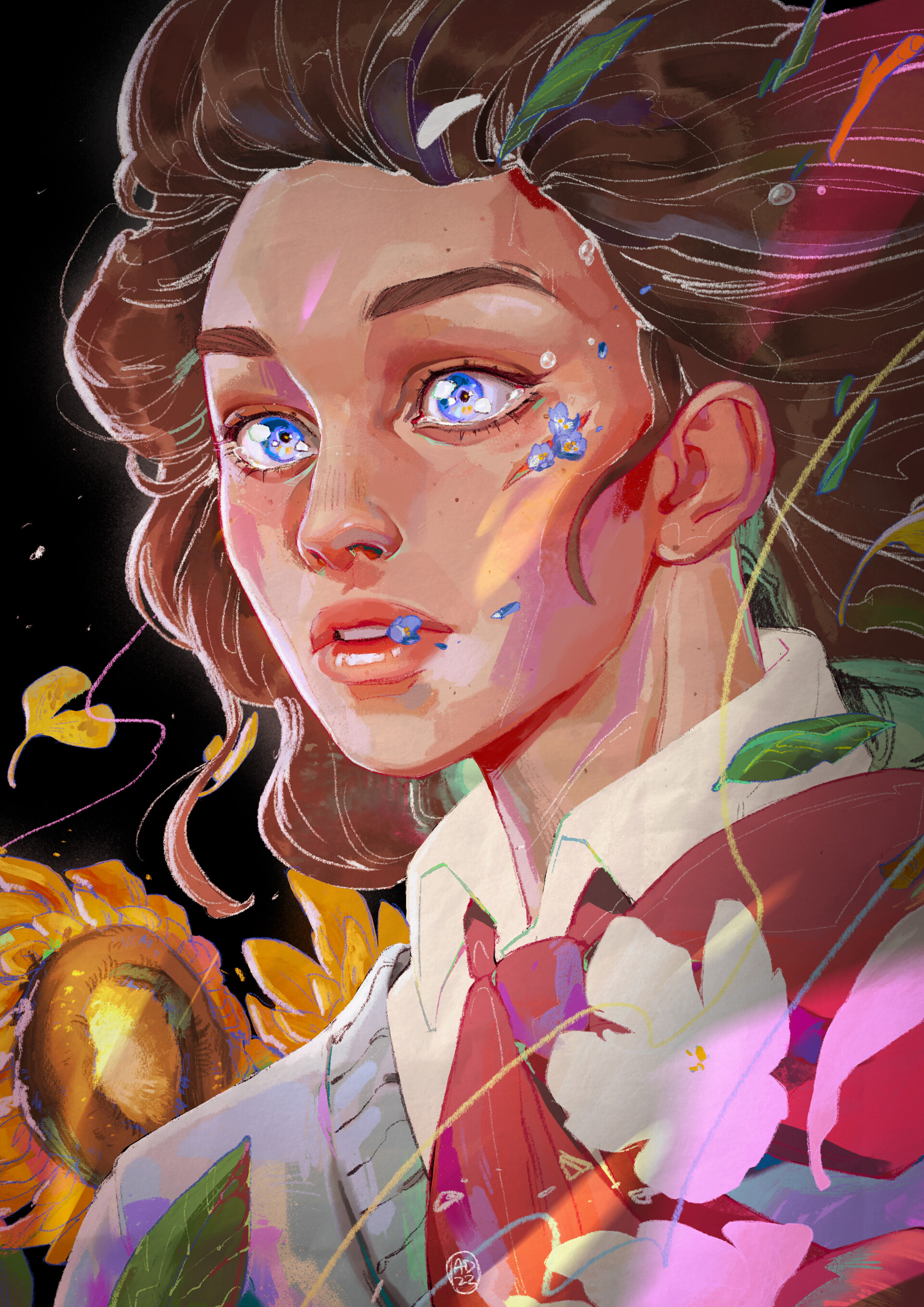 ArtStation - Daytime Moon