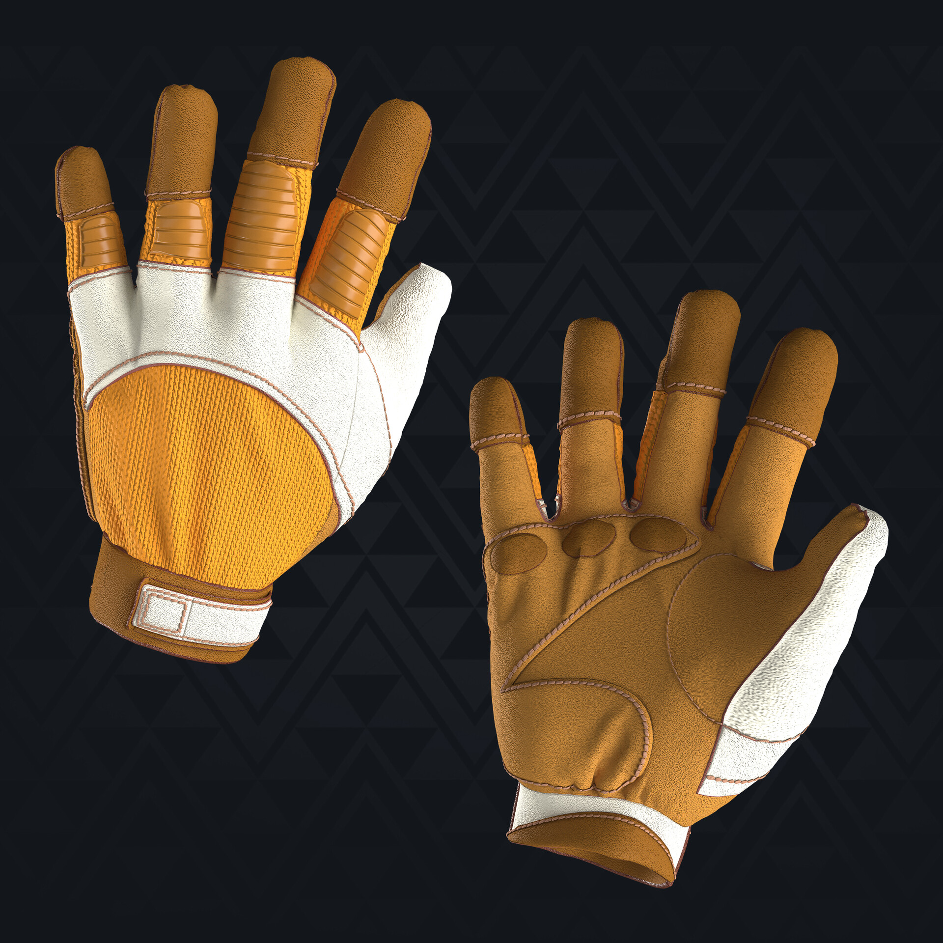 ArtStation - Leather Gloves