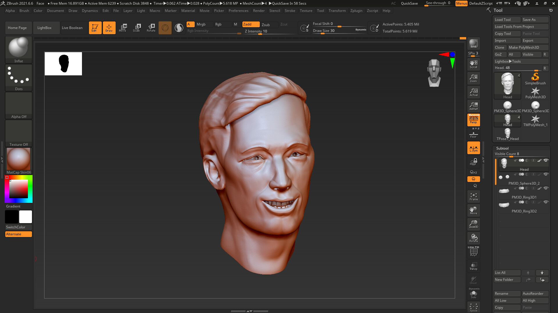 ArtStation - Zbrush Bust