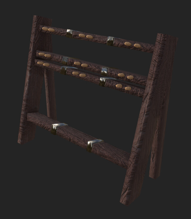 ArtStation - Weapon Stand