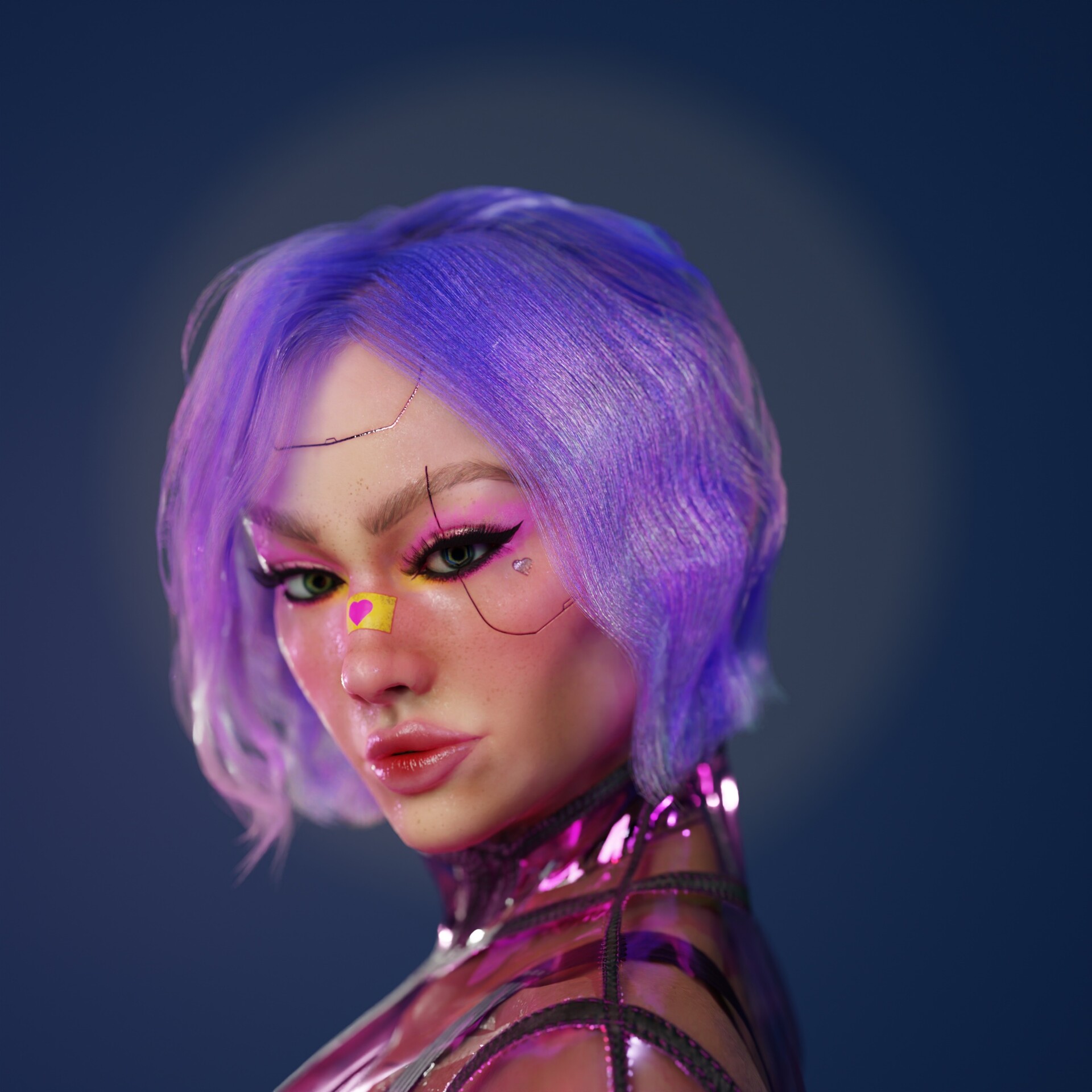 ArtStation - Cyber girl