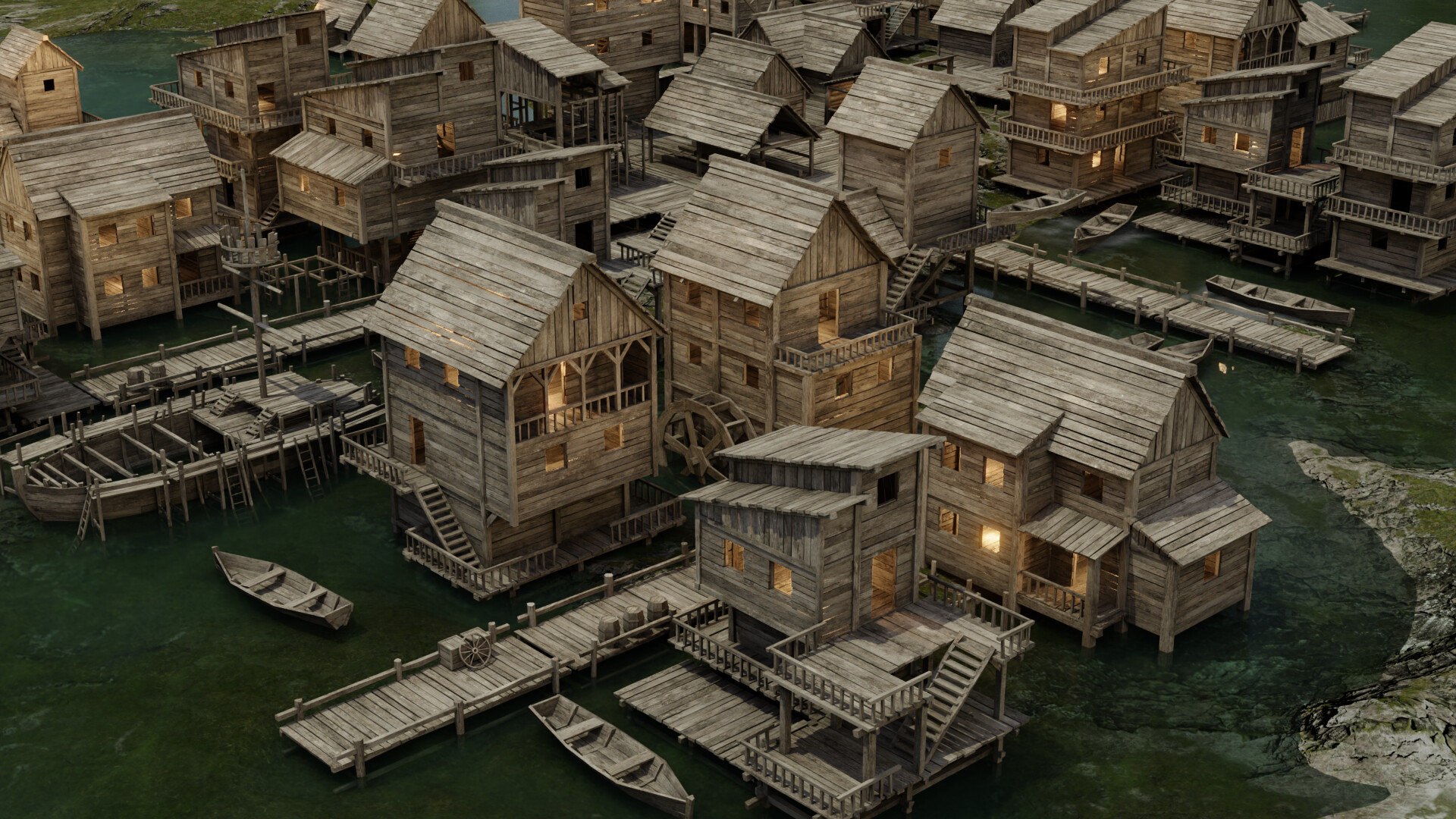 ArtStation - Pirate Town