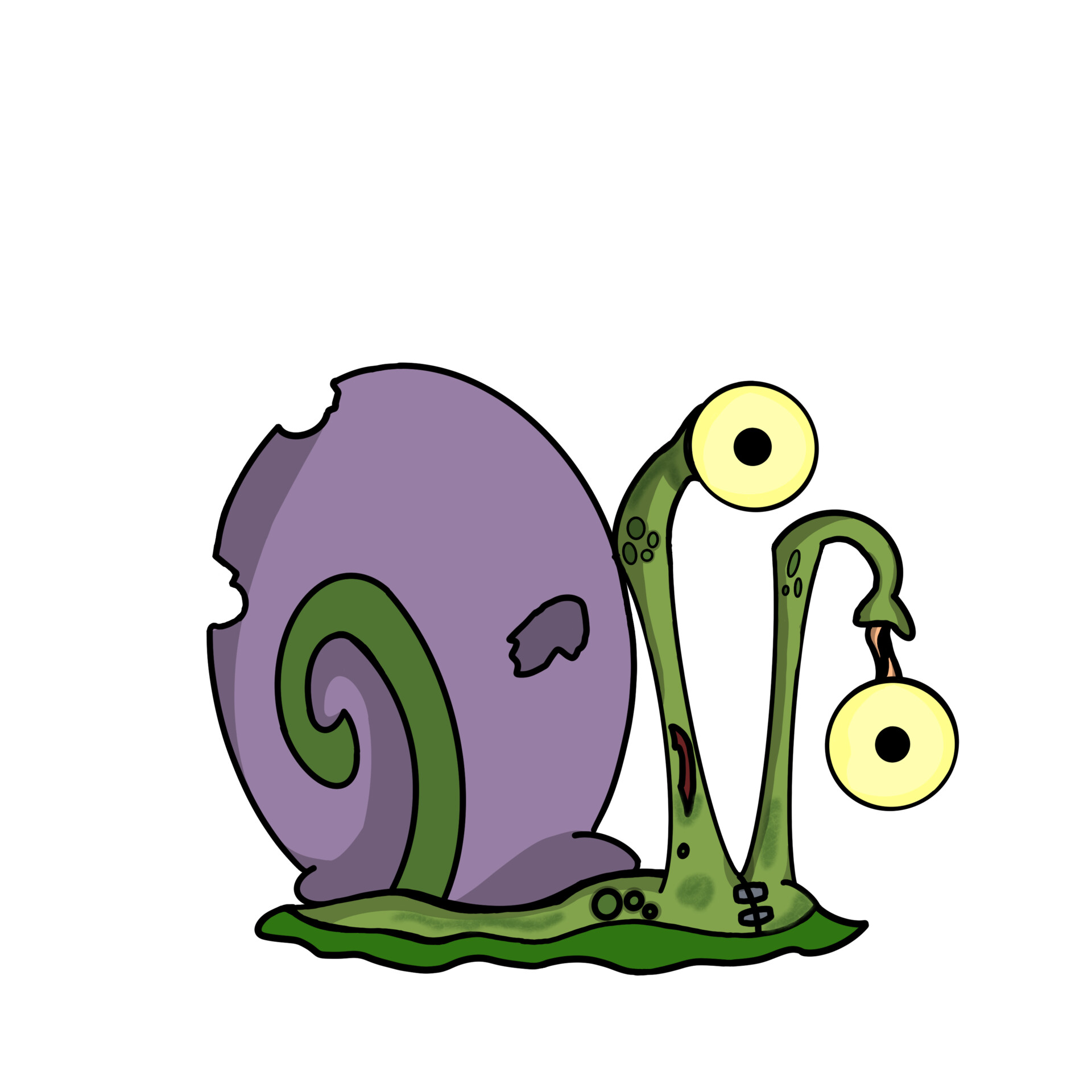 zombie gary spongebob