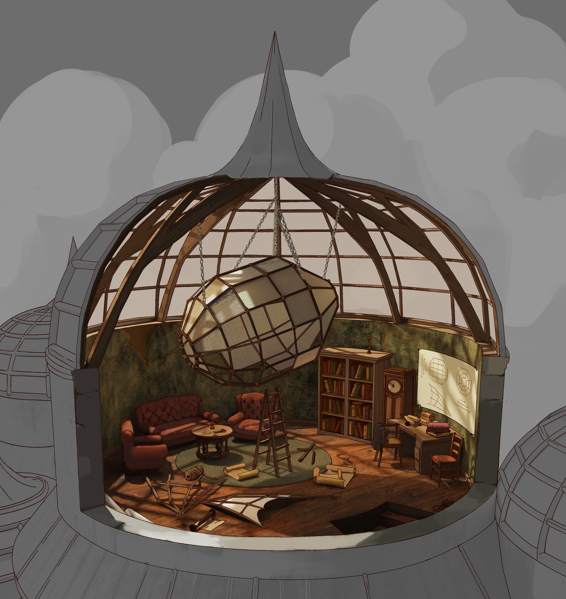 ArtStation - Inventor’s Study