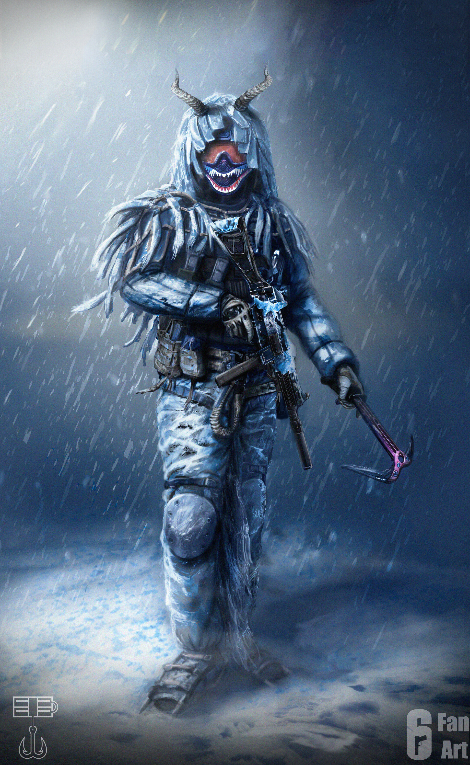 Noah Lasci - Kapkan Yeti Skin: R6 Fan Art