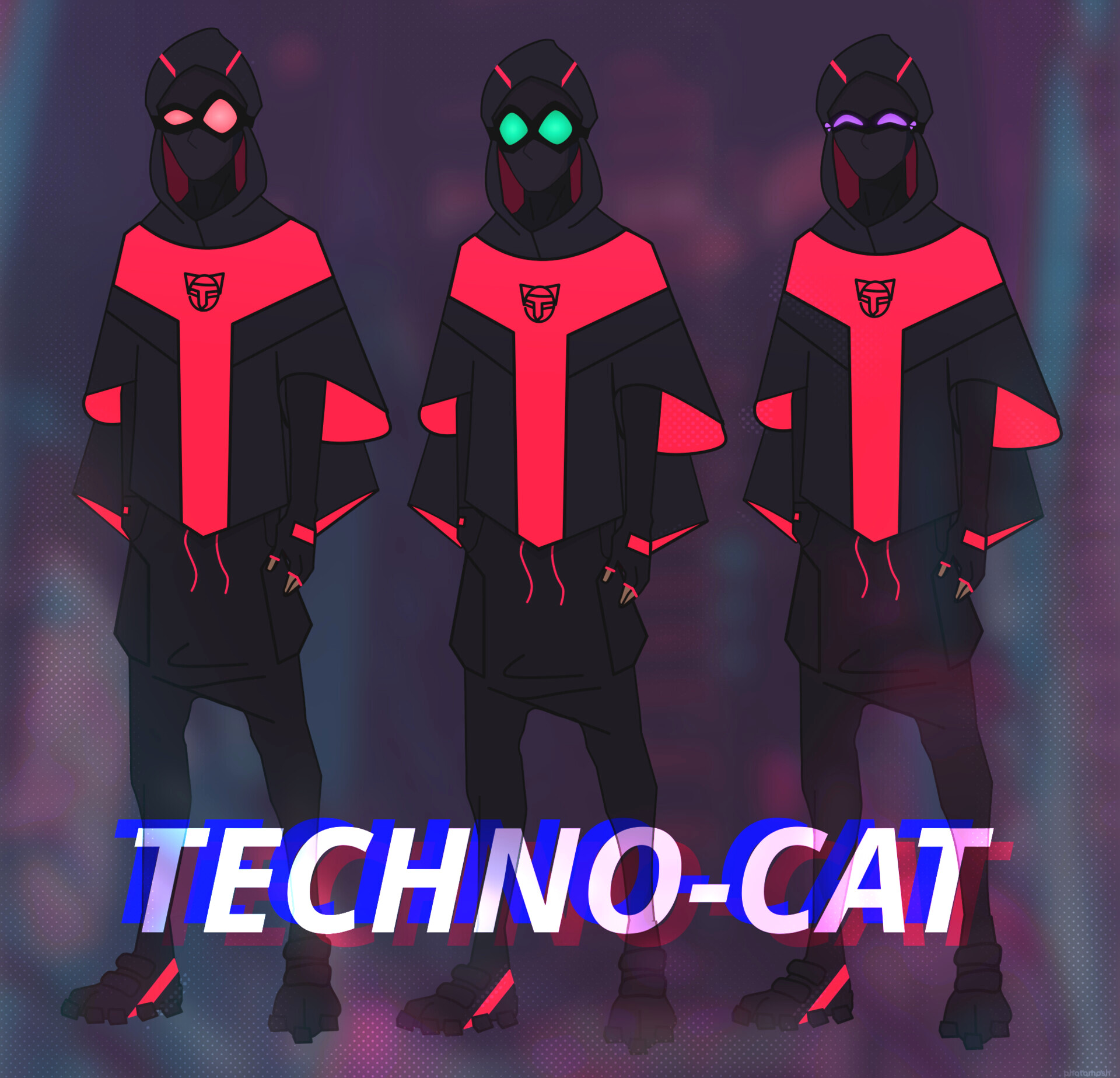 ArtStation - Superhero Redesign: Techno-Cat "Project X Suit"